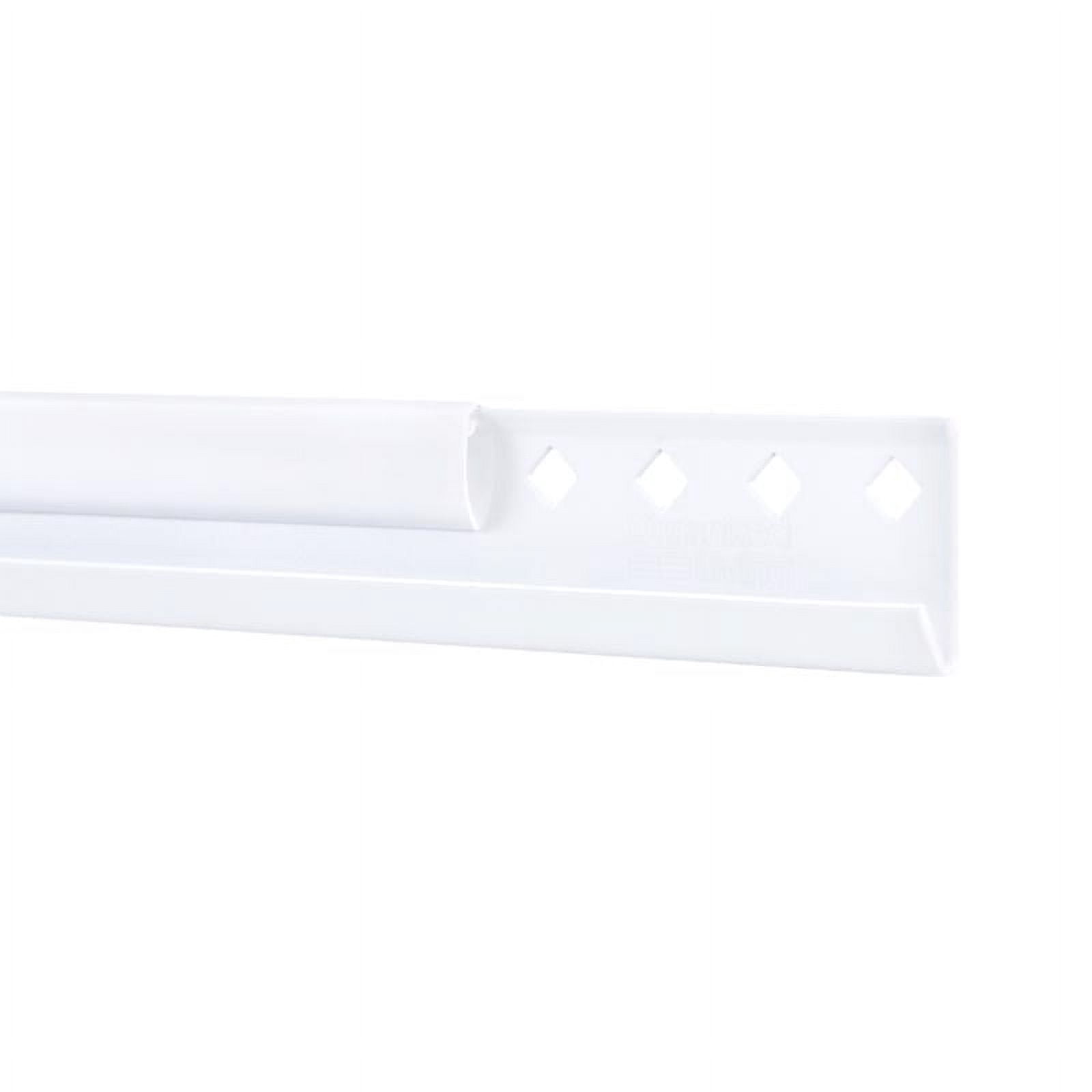 FreedomRail 60 In. White Horizontal Hanging Rail with Cover 7913456011 ...