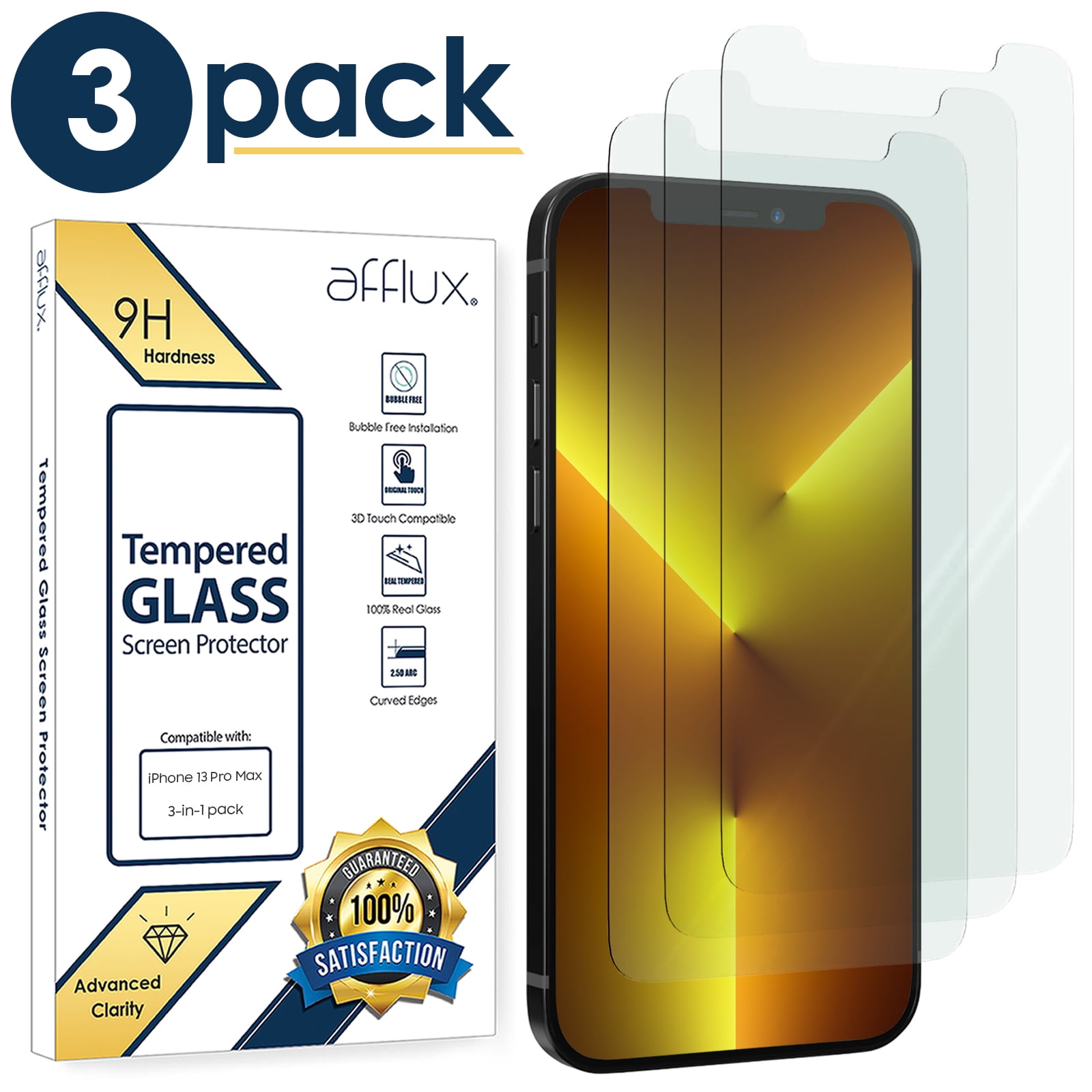 FreedomTech Unbreakable for iPhone 13 Pro Max Screen Protector ...