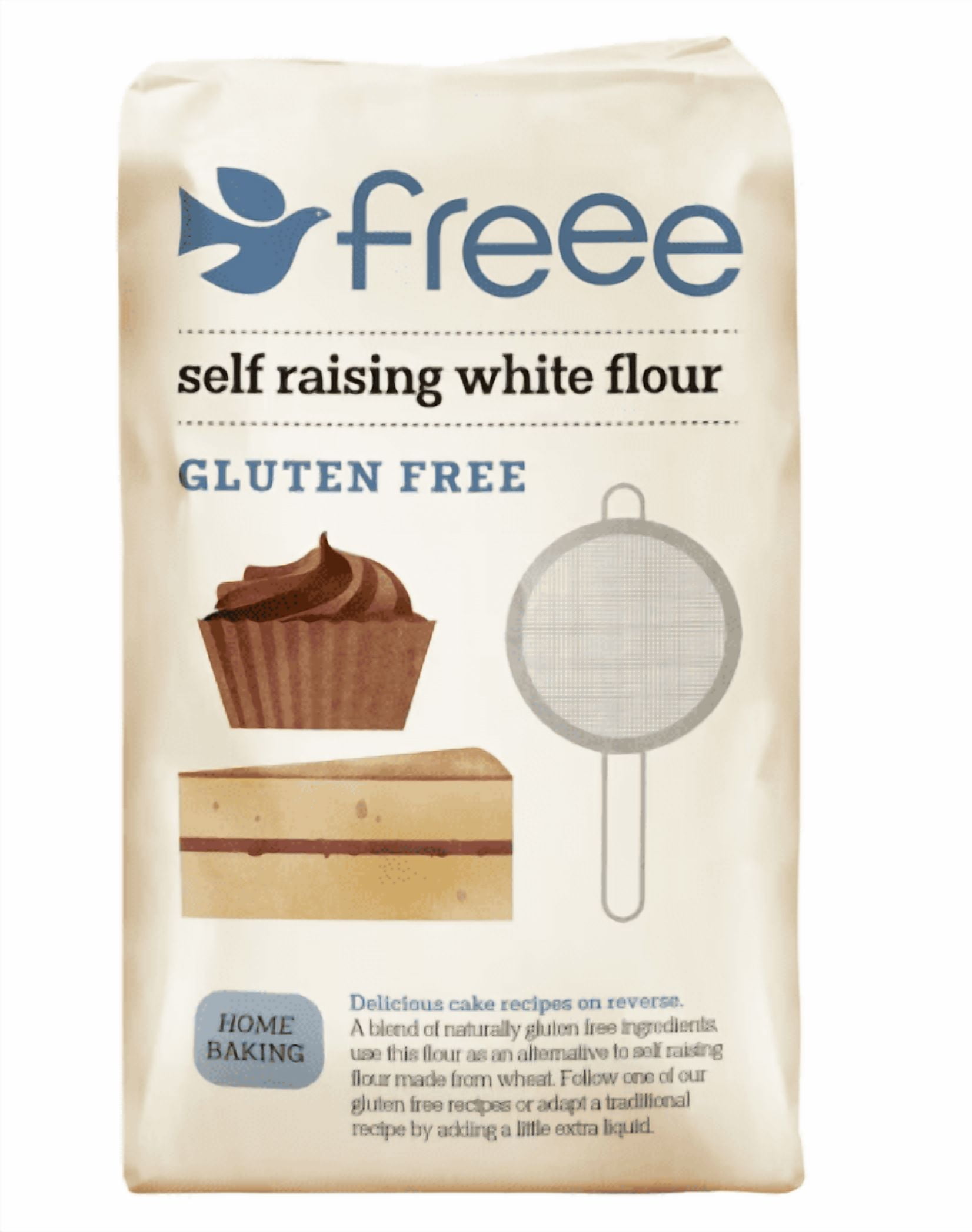 Freee Gluten Free Self Raising White Flour 1kg - Walmart.com