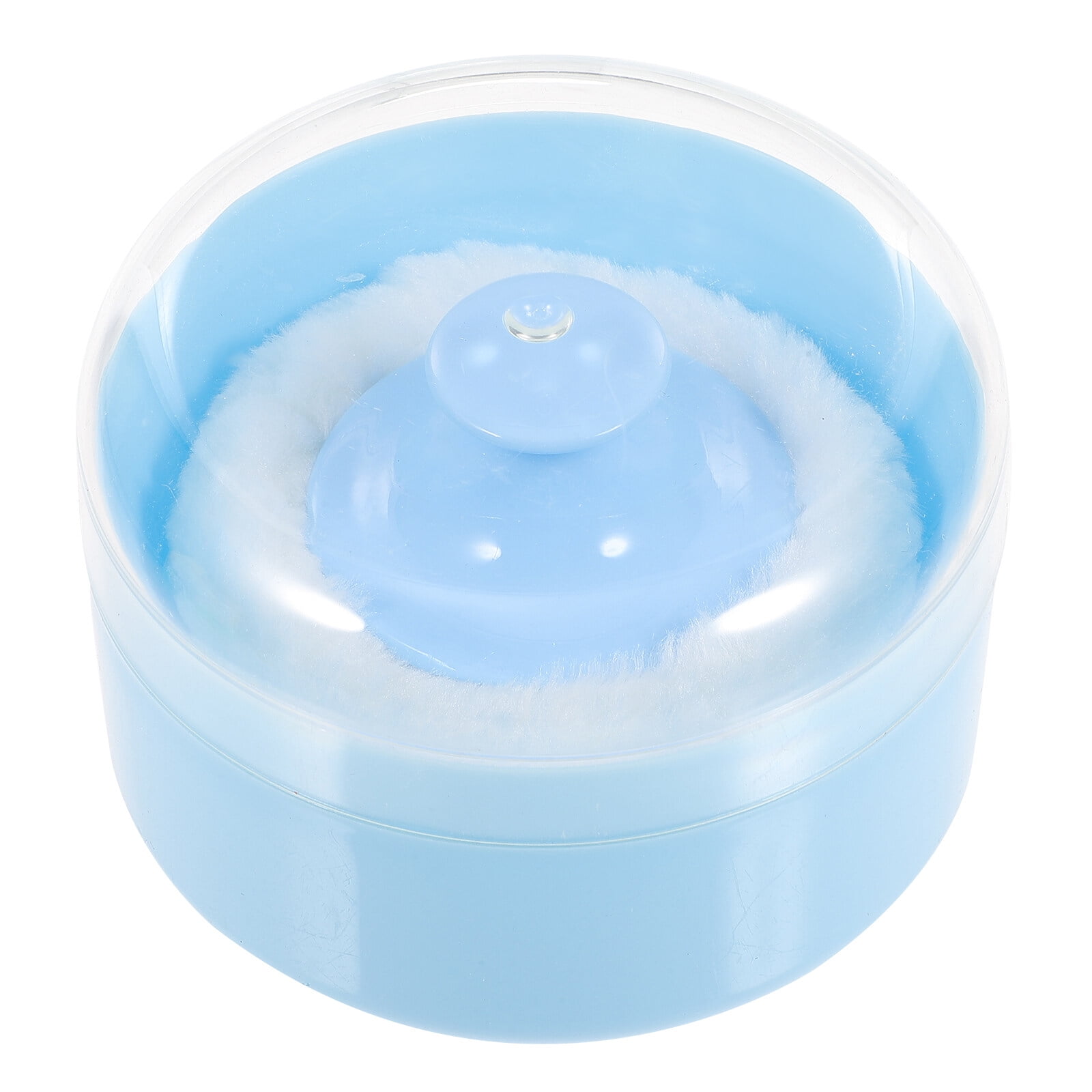 Freeency 1 set Fluffy Body Powder Case Talcum Powder Puff Container ...