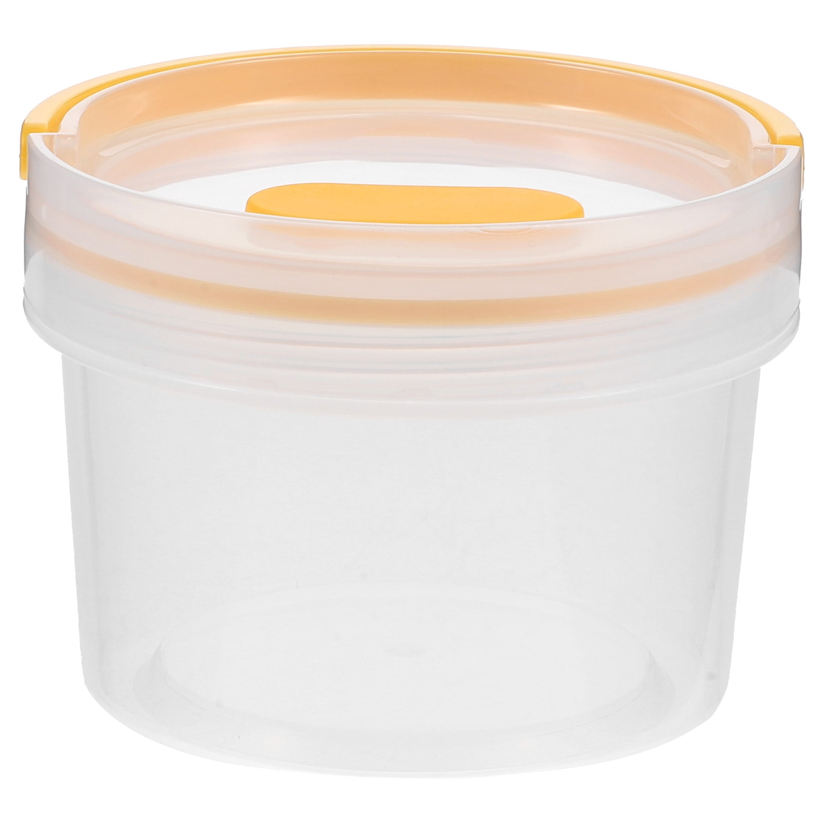 Freeency Freezer Sealing Box Transparent Ice Cream Container Round ...