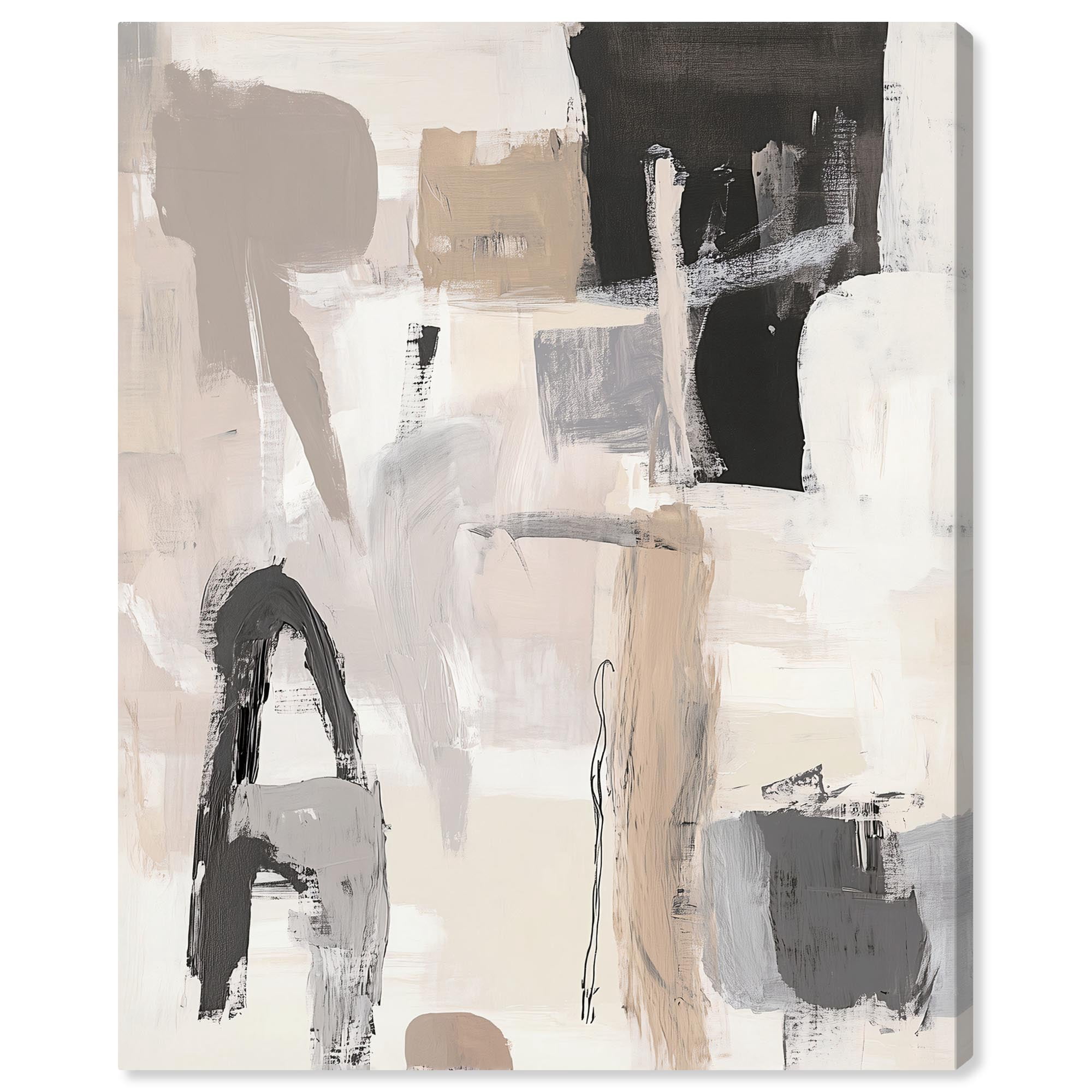 Freeform Movement III Canvas Contemporary Paint by Art Remedy, Gallery ...