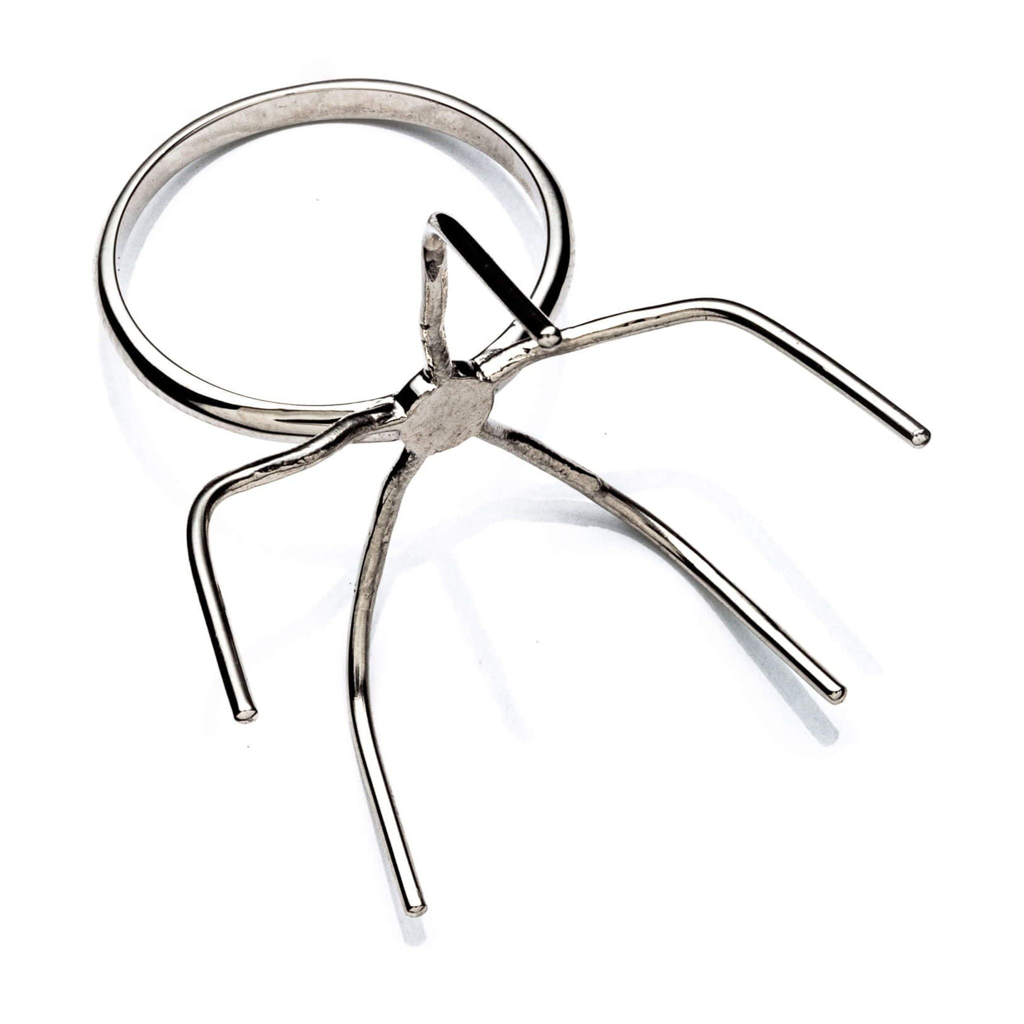 Freeform Ring Setting with Prongs Mounting in Sterling Silver | MTR369 ...