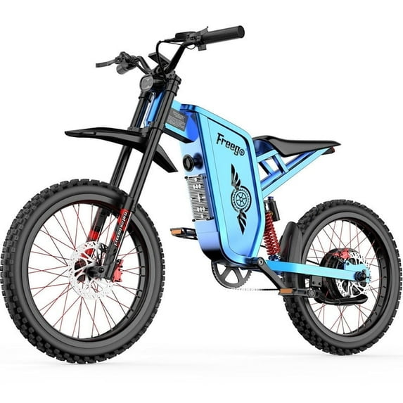 Freego Electric Dirt Bike for Adults, X2 Pro Electric Motorcycle 6000W(Peak) Motor 1800wh ...