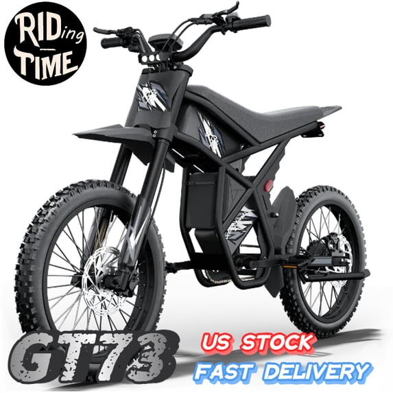 Riding'Times GT73 Electric Dirt Bike for Adults, 2400W Dual Motor ...