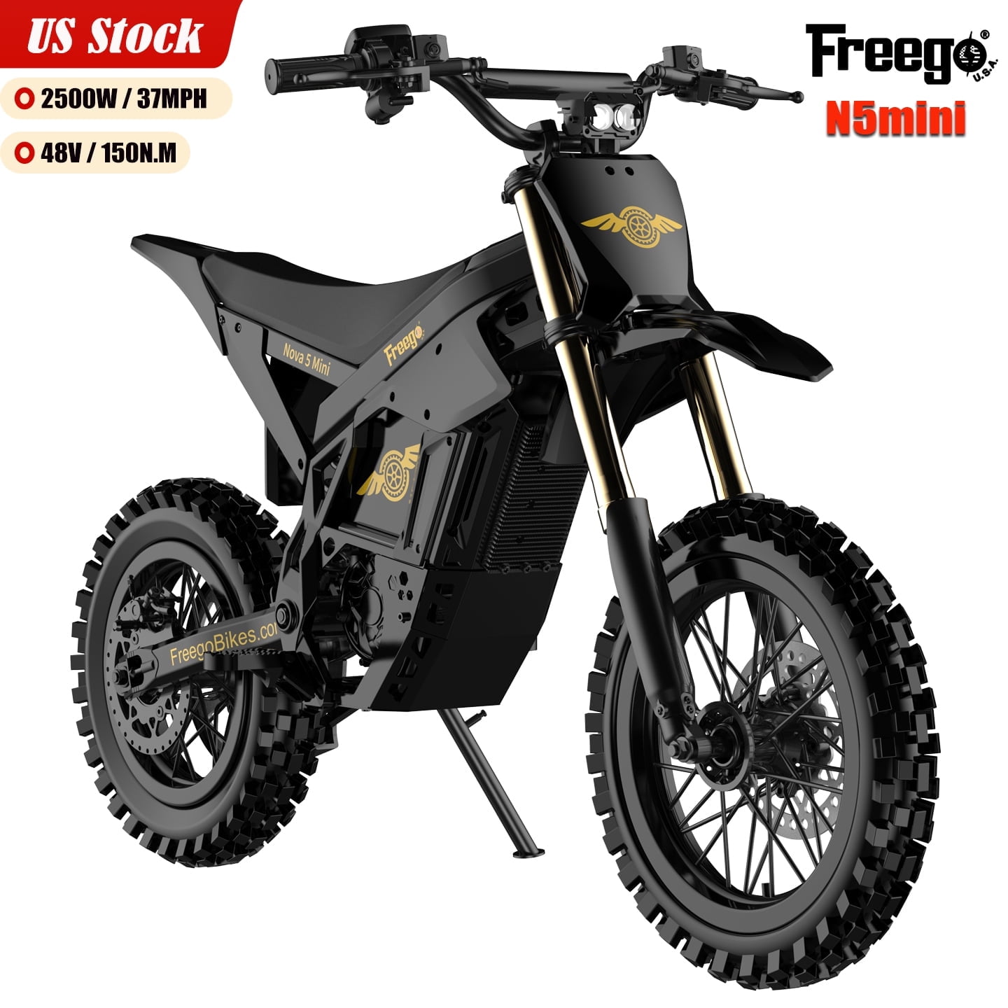 Freego N5 Mini 2500W(Peak)Mid Motor Electric Bike for Adult&Teens ...