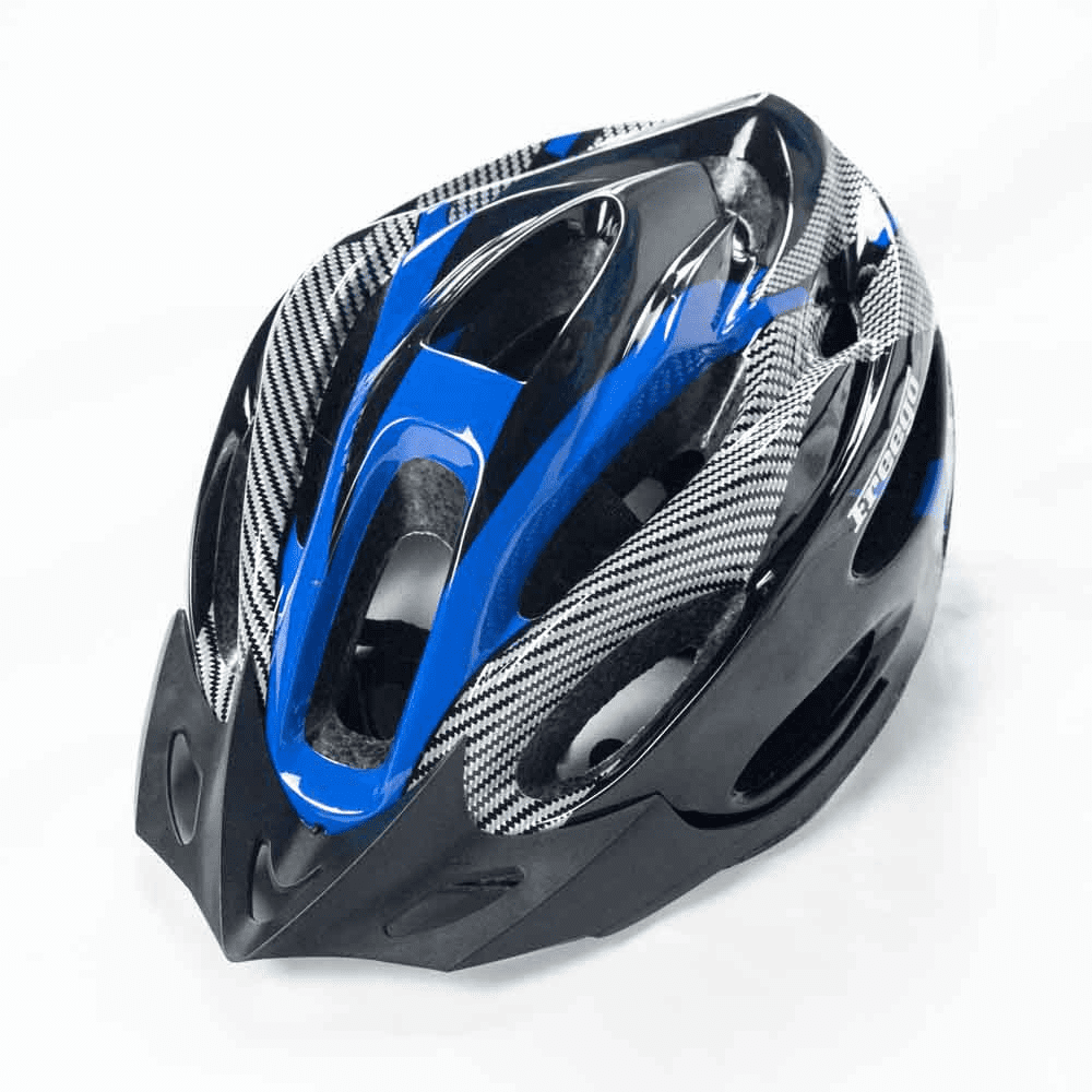 Freego Ultralight Safety Adjustable E-Bike Riding Helmet Blue and Red - Walmart.com