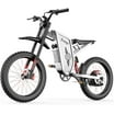 Riding'times GT73 Electric Dirt Bike for Adults, 37MPH 48V36.4AH 2400W 1747Wh Dual Battery Ebike ...