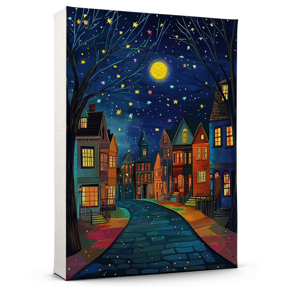 Freeh Travel Starry Night Canvas Print, New Jersey Canvas Wall art ...
