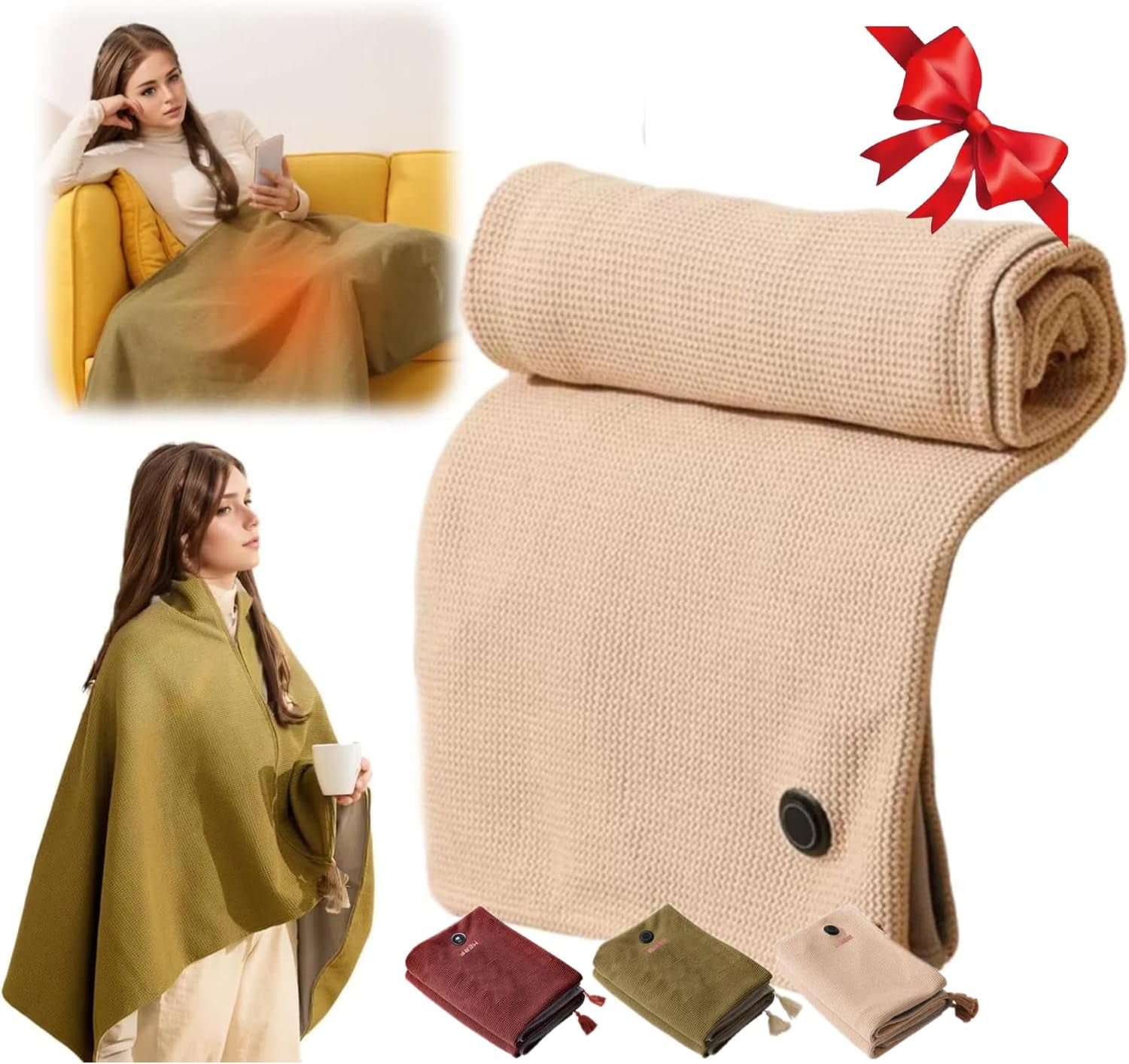 Freelady Heated Shawl, Free Lady Heated Shawl, Portable Heated Shawl ...