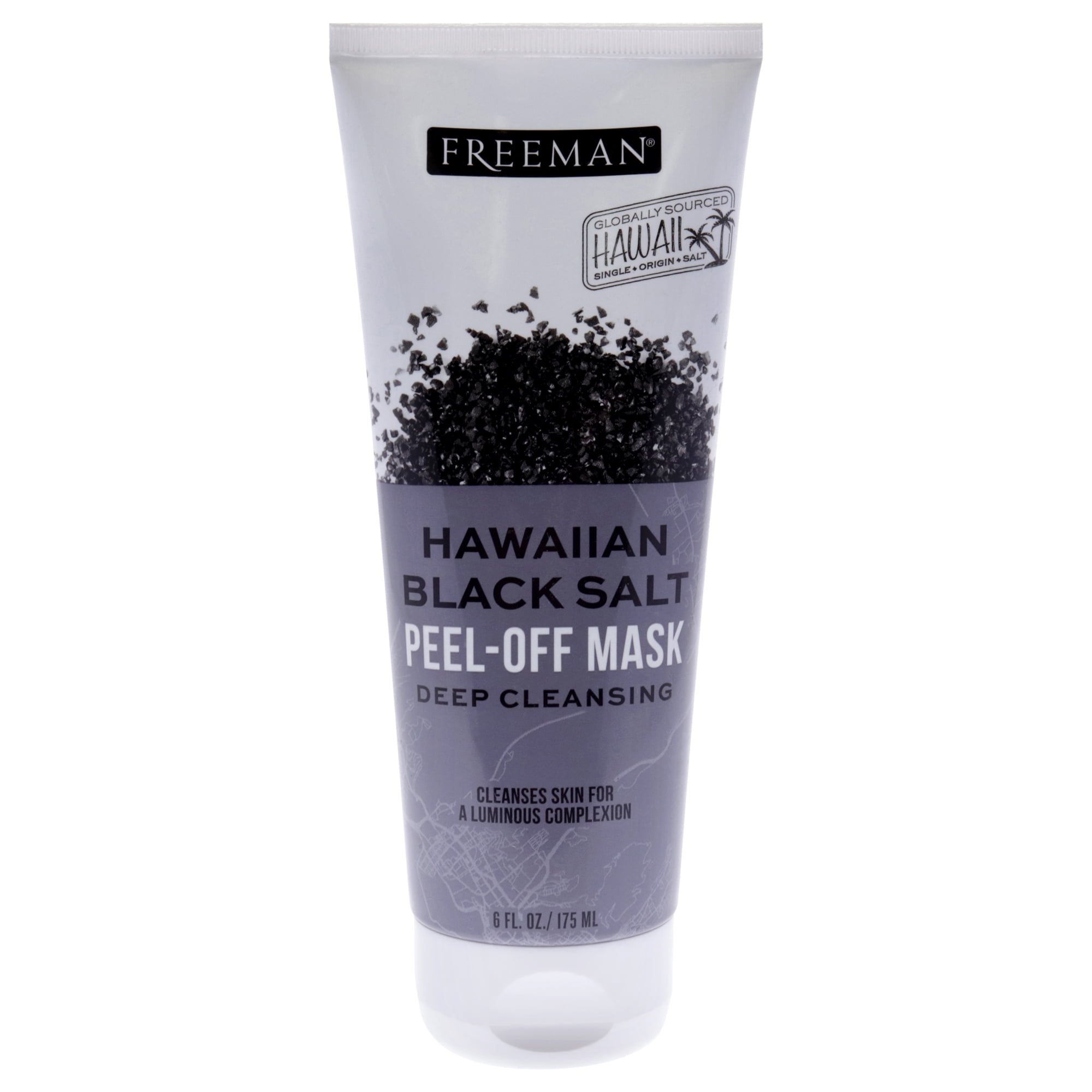 Freeman® 6 Oz. Hawaiian Black Salt Peel-Off Mask - Walmart.com