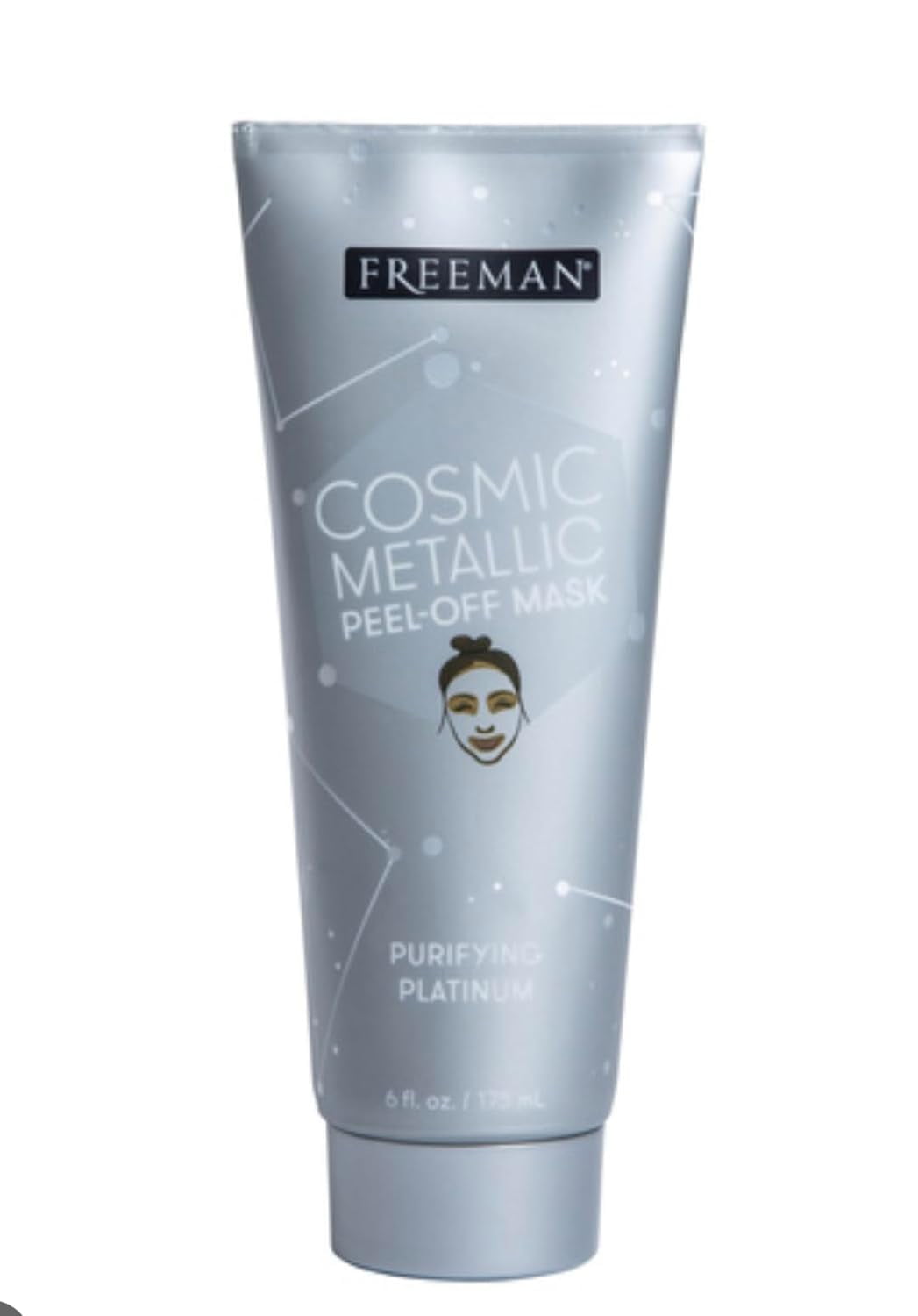 Freeman Beauty Cosmic Metallic Peel-Off Mask Purifying Platinum (2 Pack ...