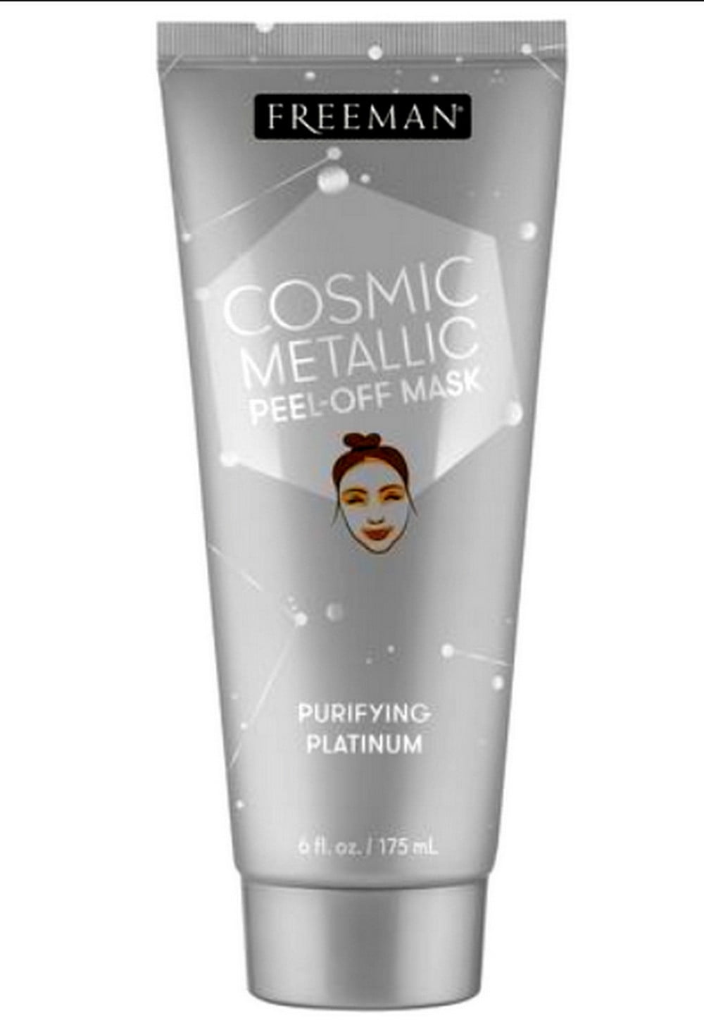 Freeman Beauty Cosmic Metallic Purifying Platinum Peel-Off Mask ...
