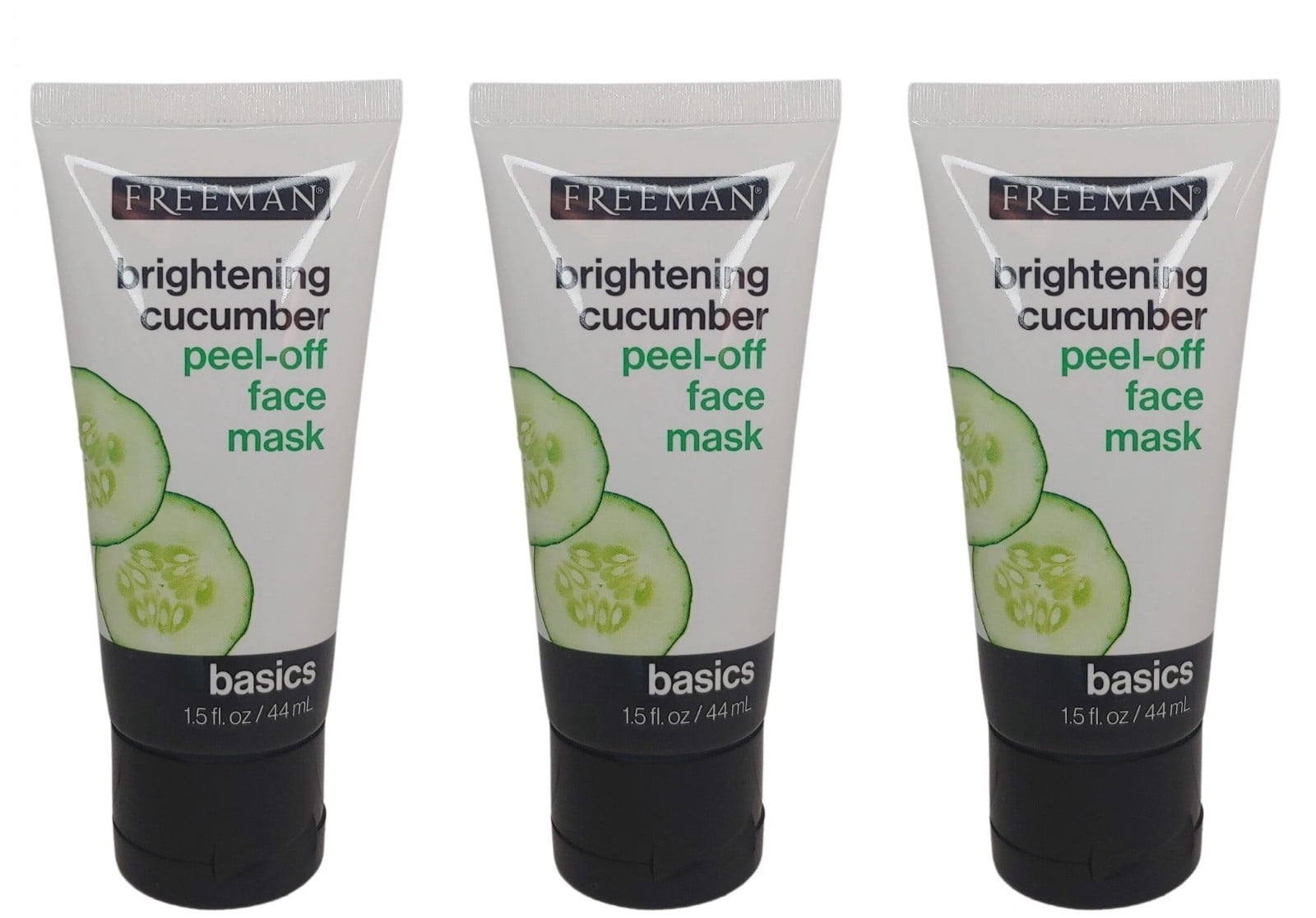 Freeman Brightening Cucumber Peel-Off Face Mask 1.5oz Pack of 3 ...