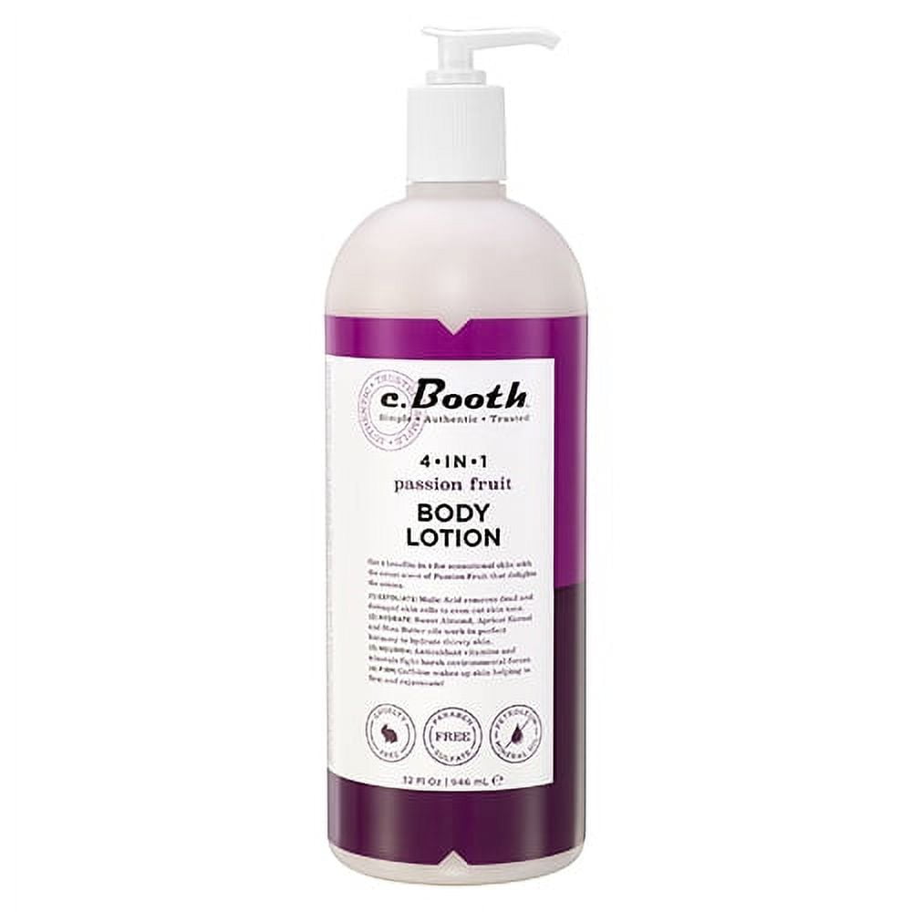 Freeman C Booth 4-in-1 Multi-Action Body Lotion, Passion Fruit, 32 oz ...