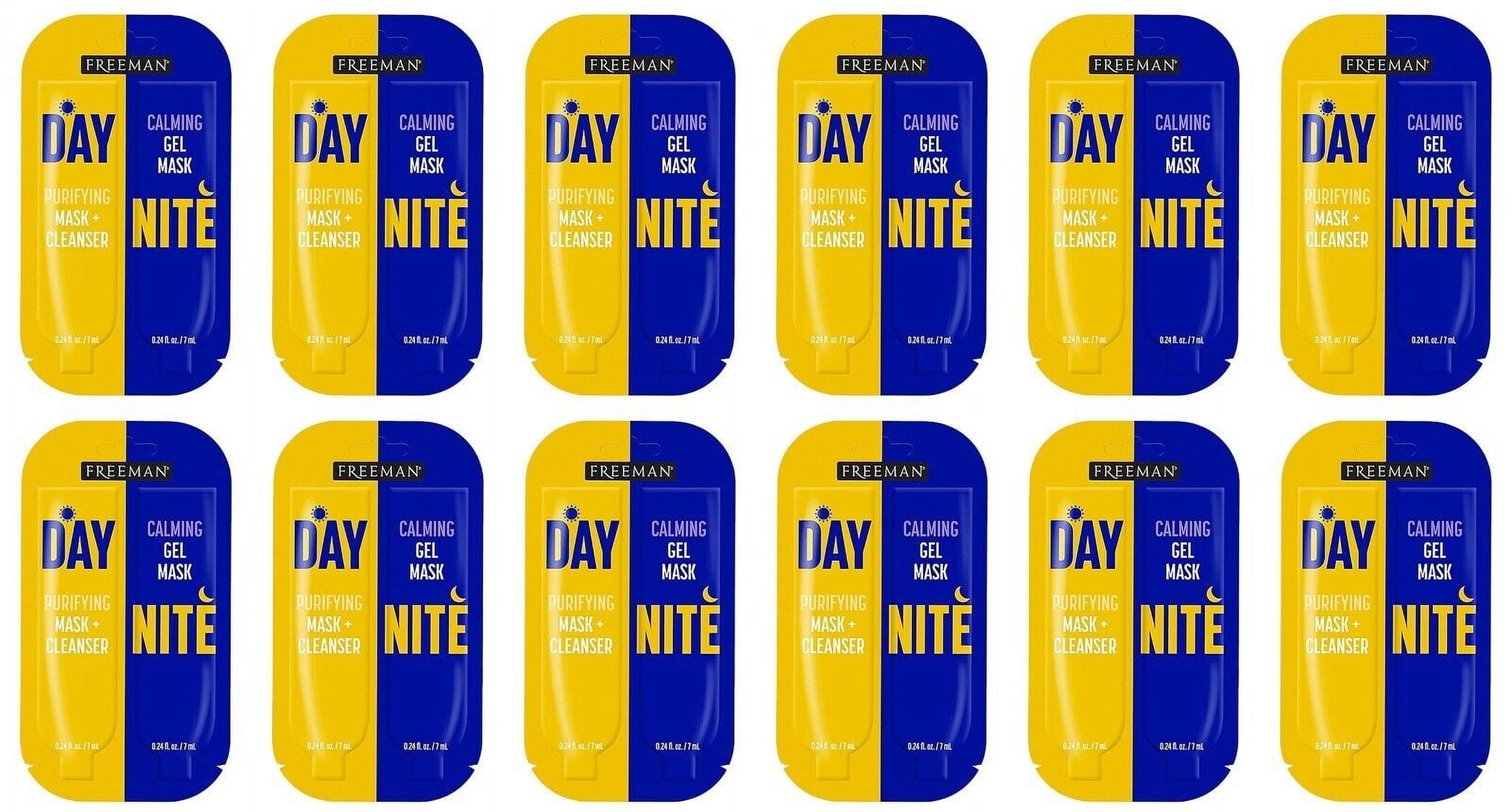 Freeman Day/Nite Mask -Day & Night Facial Mask Gel Purifying Calming ...