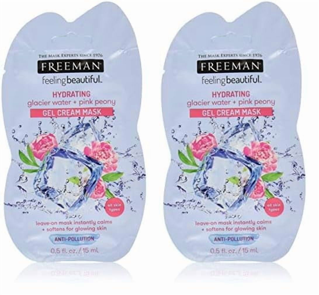 Freeman Facial Glacier Water Hydrating Cream Mask (Pack of 2) - Walmart.com