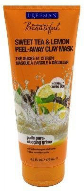 Freeman Facial Mask Sweet Tea & Lemon Peel Away 6oz 6 Pack - Walmart.com