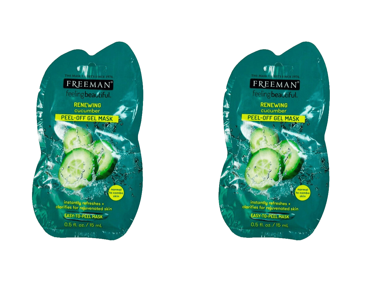 Freeman Facial Peel Off Mask Renewing Cucumber 15ml LOT OF 2 - Walmart.com