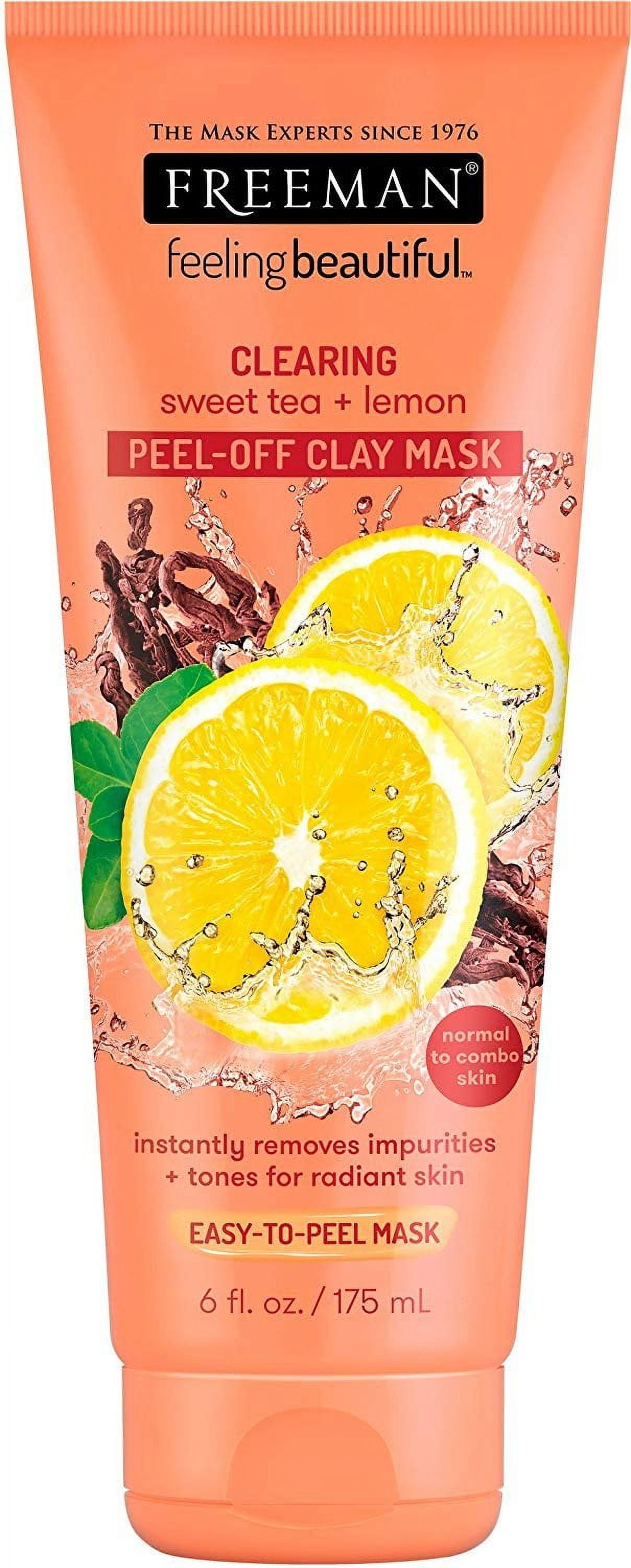 Freeman Purifying Beauty Face Mask, Clearing Peel-Off Clay, Sweet Tea ...