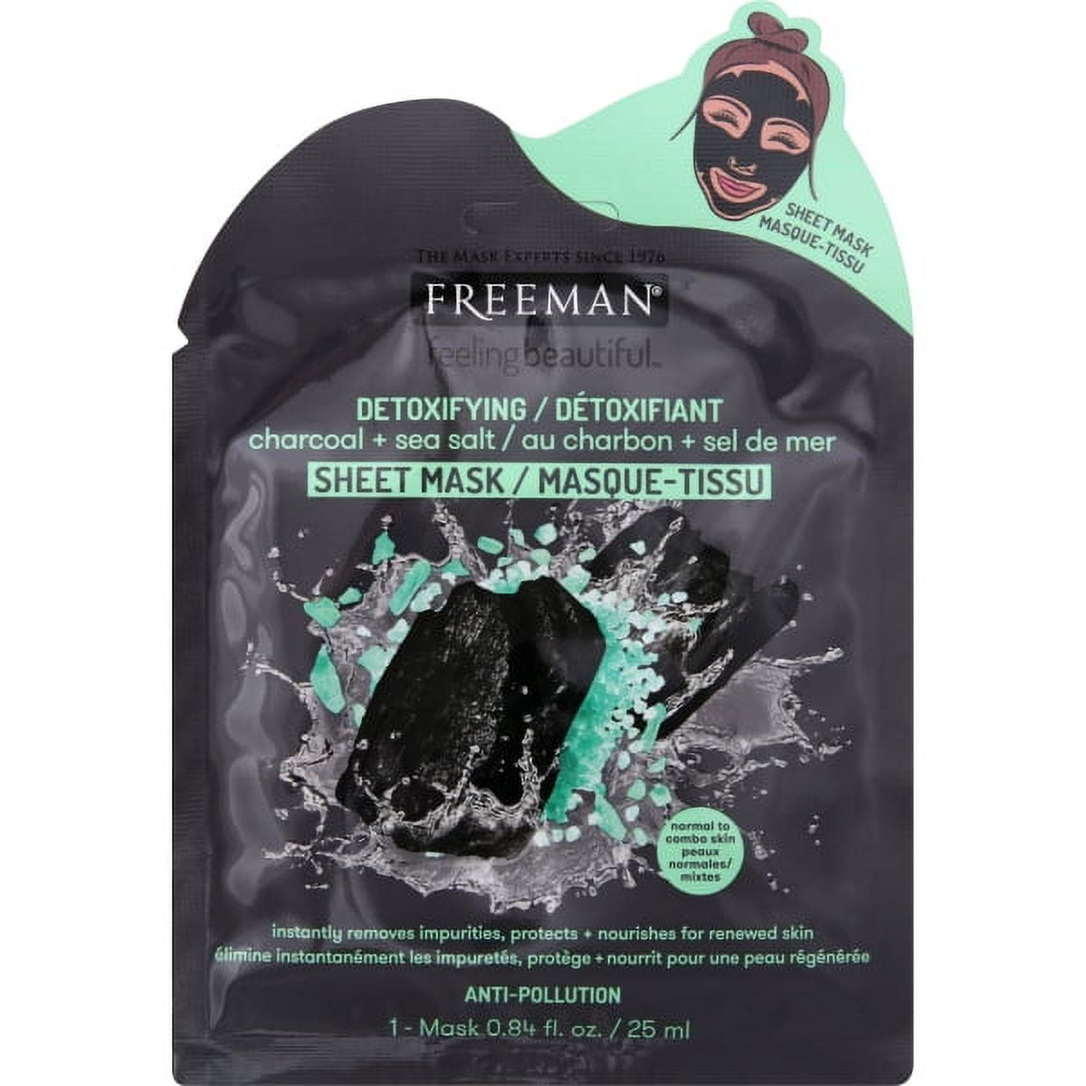 Freeman Feeling Beautiful Detoxifying Charcoal And Sea Salt Facial ...