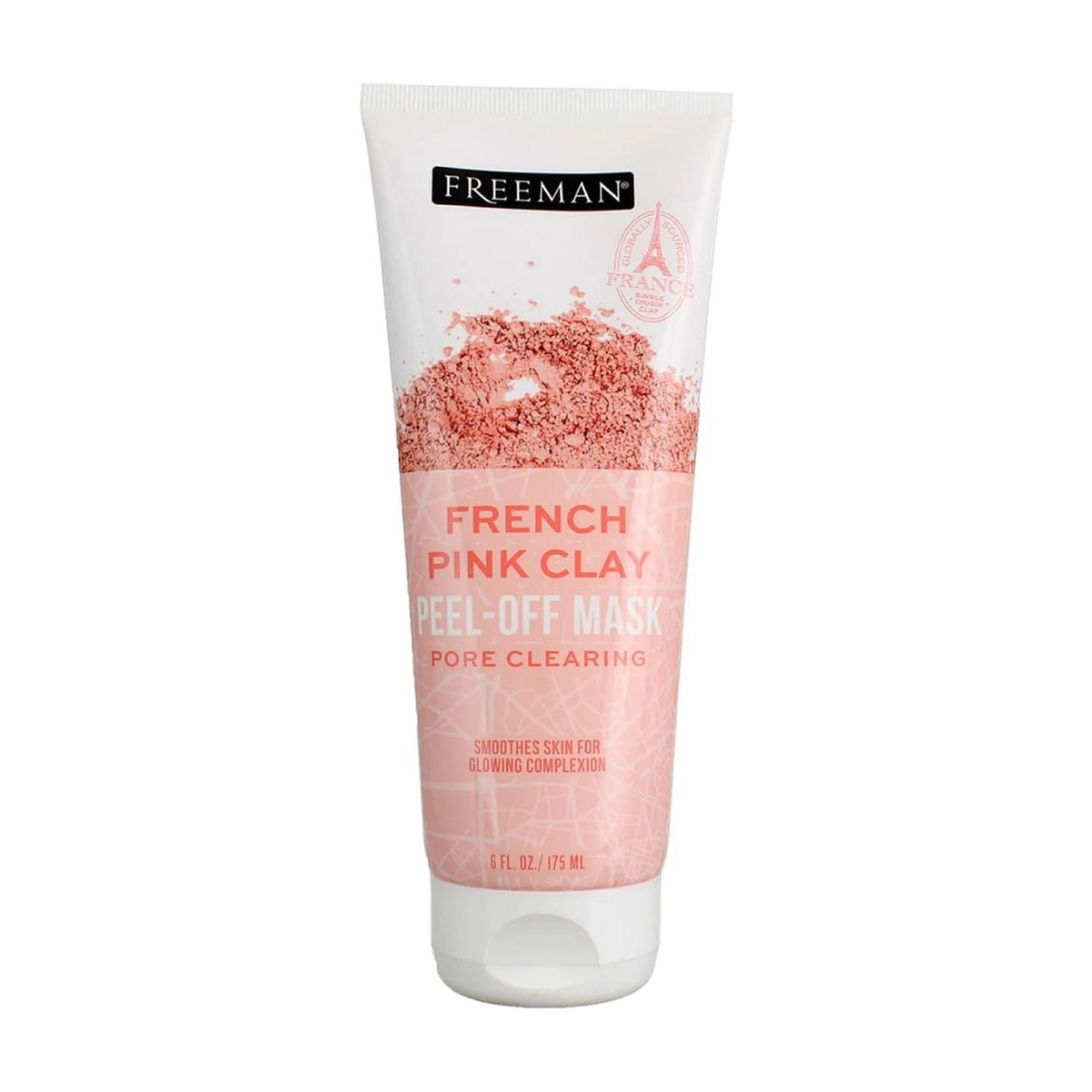 Freeman Feeling Beautiful French Pink Clay Peel-off Mask 6 fl oz (Pack ...