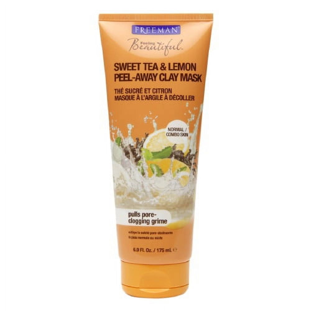Freeman Feeling Beautiful Peel-Away Clay Mask, Sweet Tea And Lemon - 6 ...