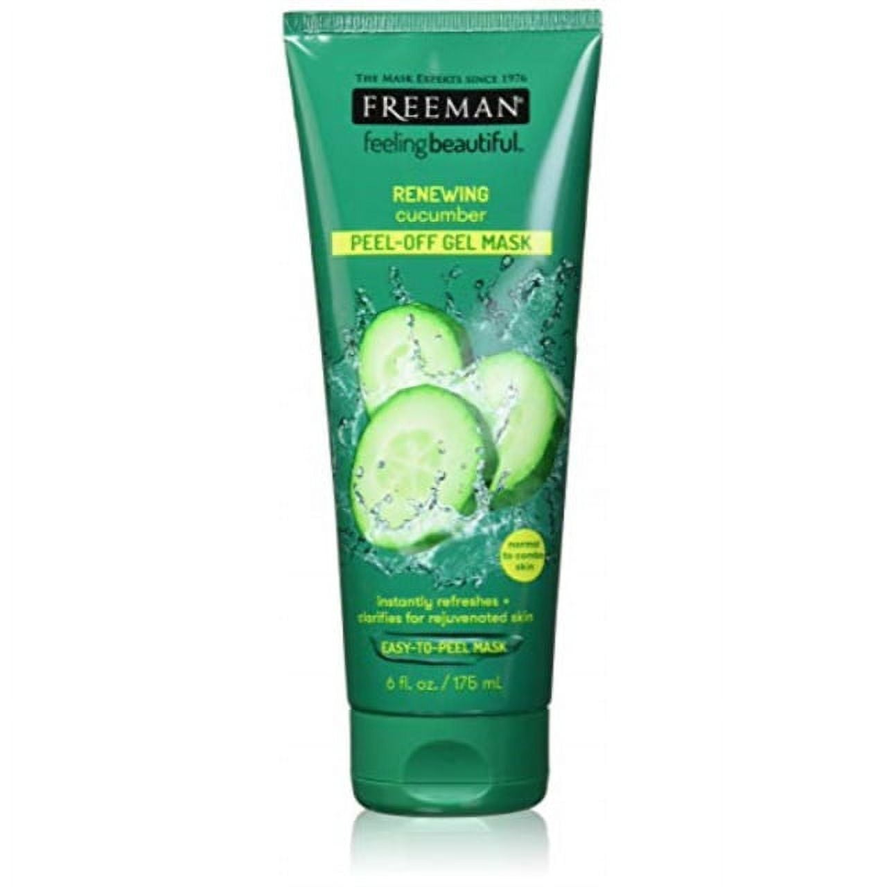 Freeman Facial Beauty Skin Care: Renewing Cucumber Peel-Off Gel Mask, 6 ...