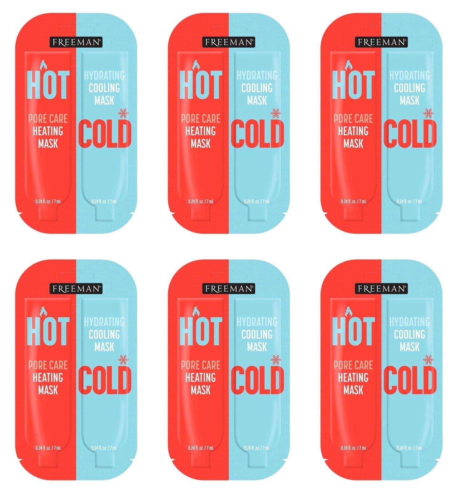 Freeman Hot & Cold Mask 2in1 Pore Care Heating & Hydrating Cooling Mask ...