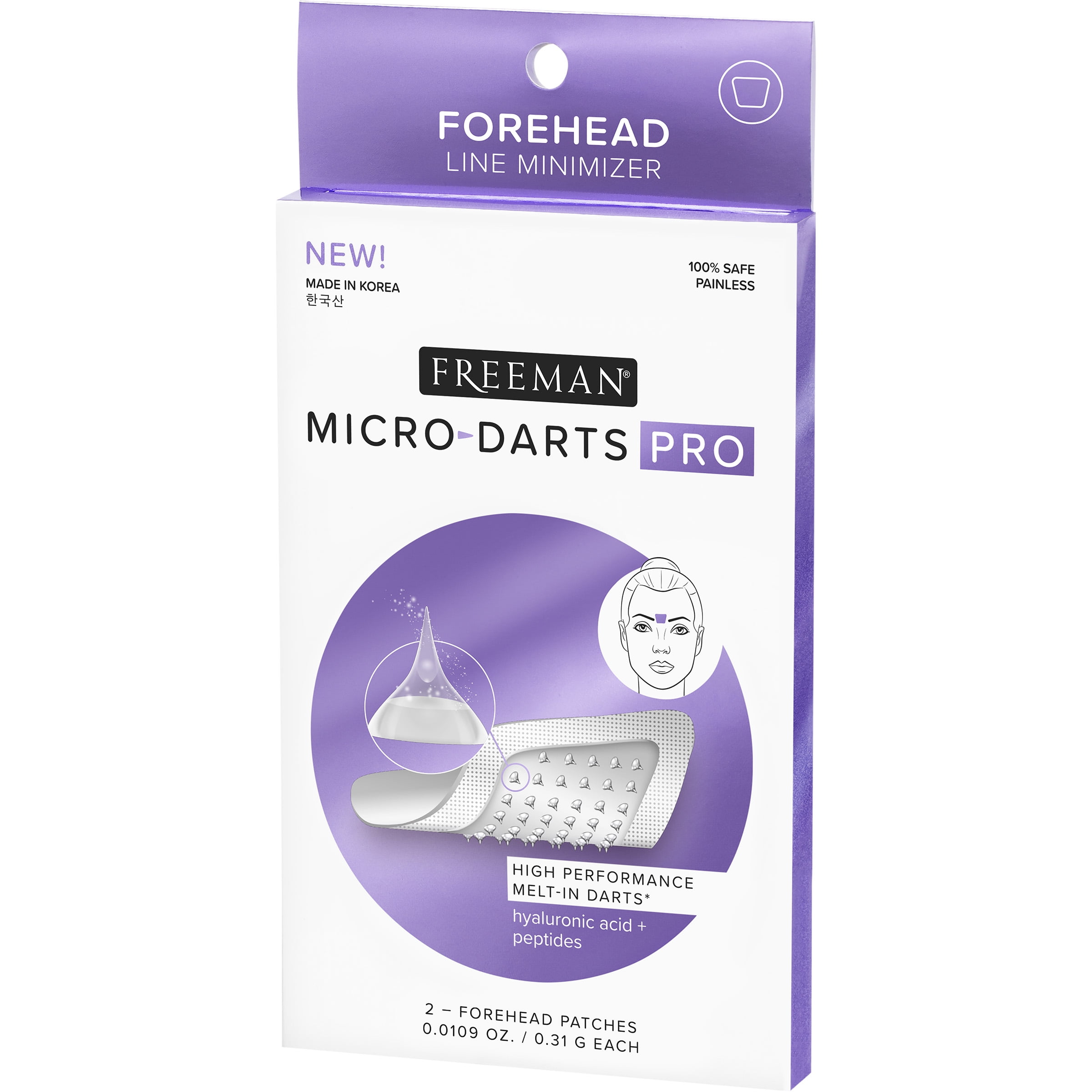 Freeman Micro-Darts Pro - Forehead Patches, 1 Count - Walmart.com