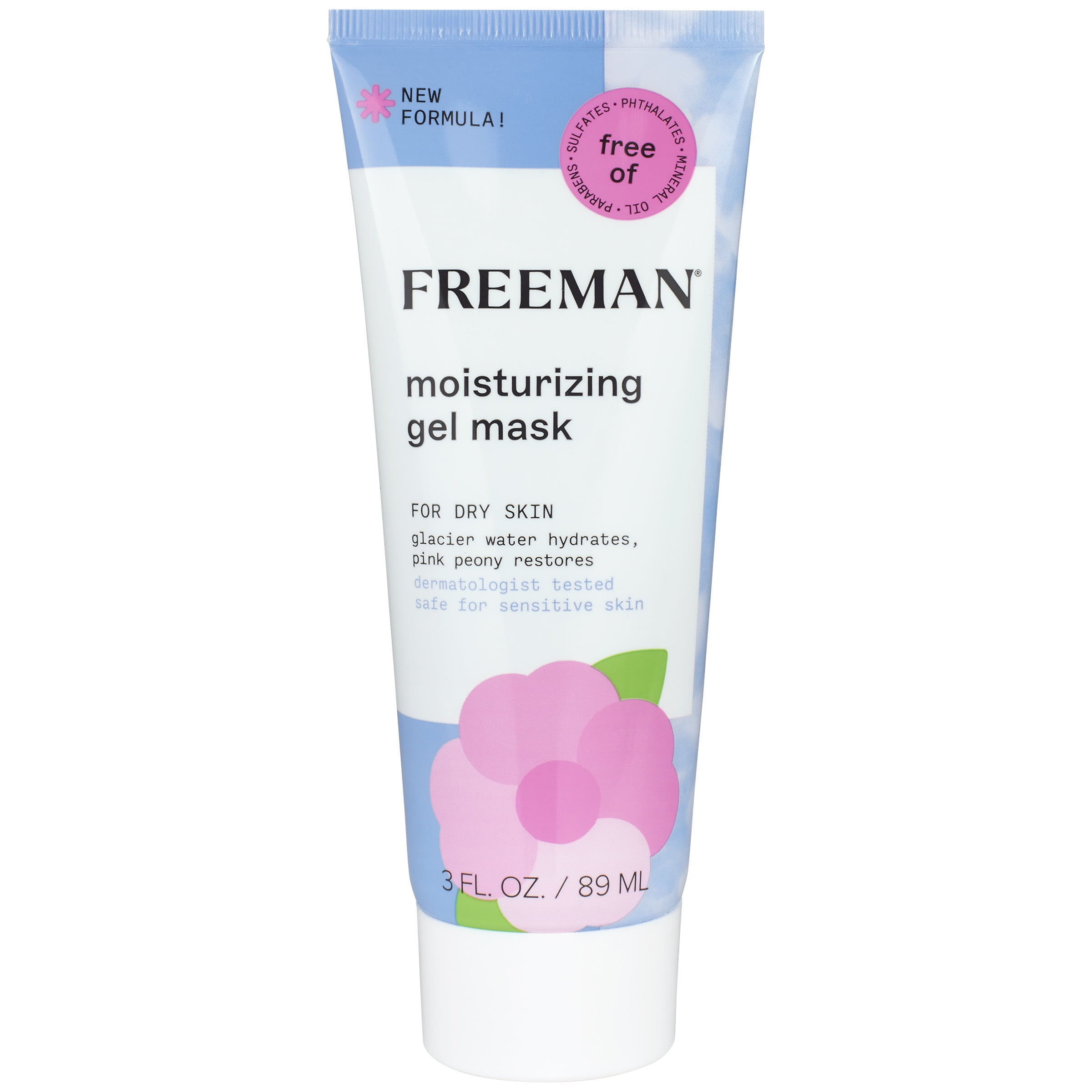 Freeman Moisturizing Glacier Water & Pink Peony Cream Leave on Facial ...