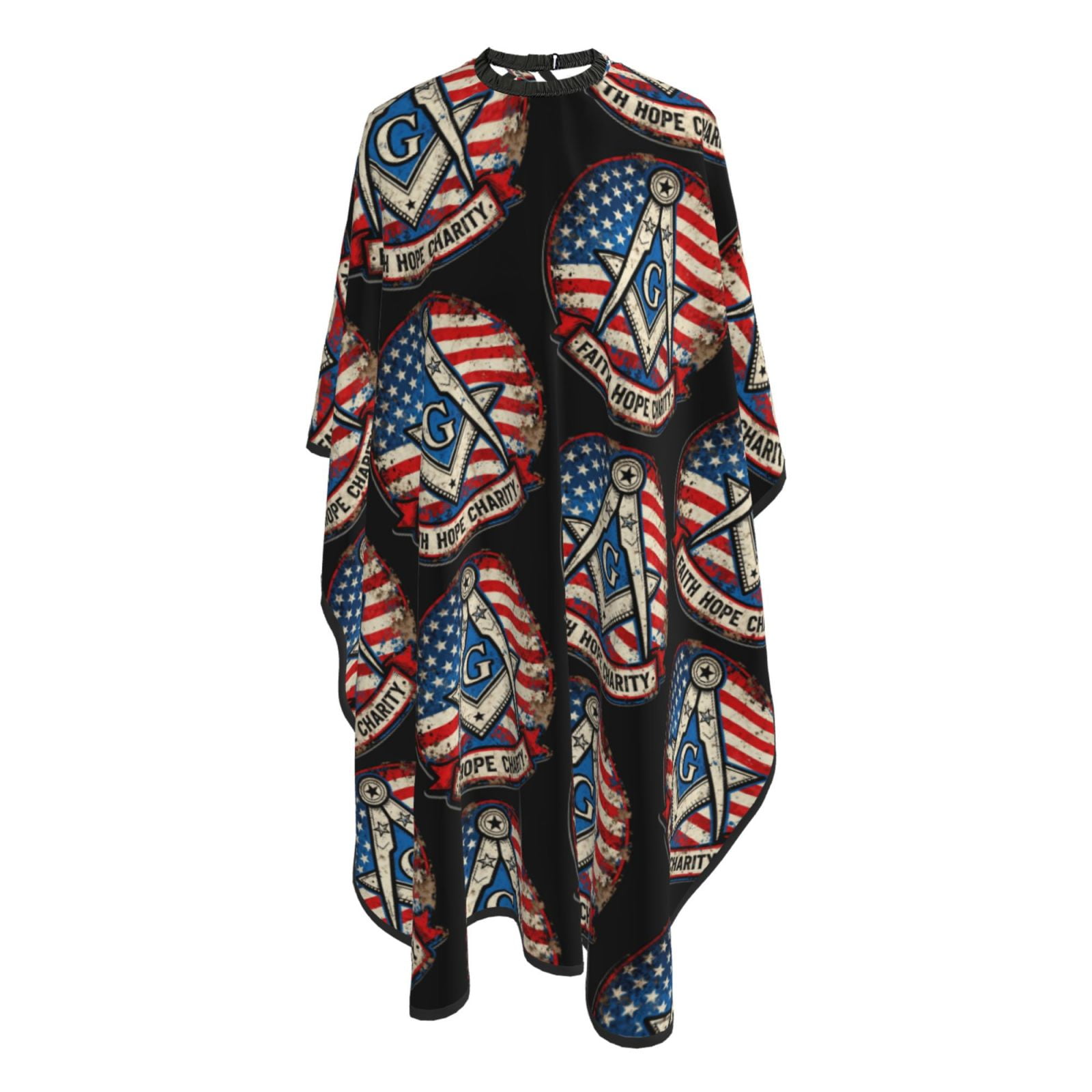 Freemason Flag Faith Hope Charity Hair Cutting Cape 66" x 55" Salon ...
