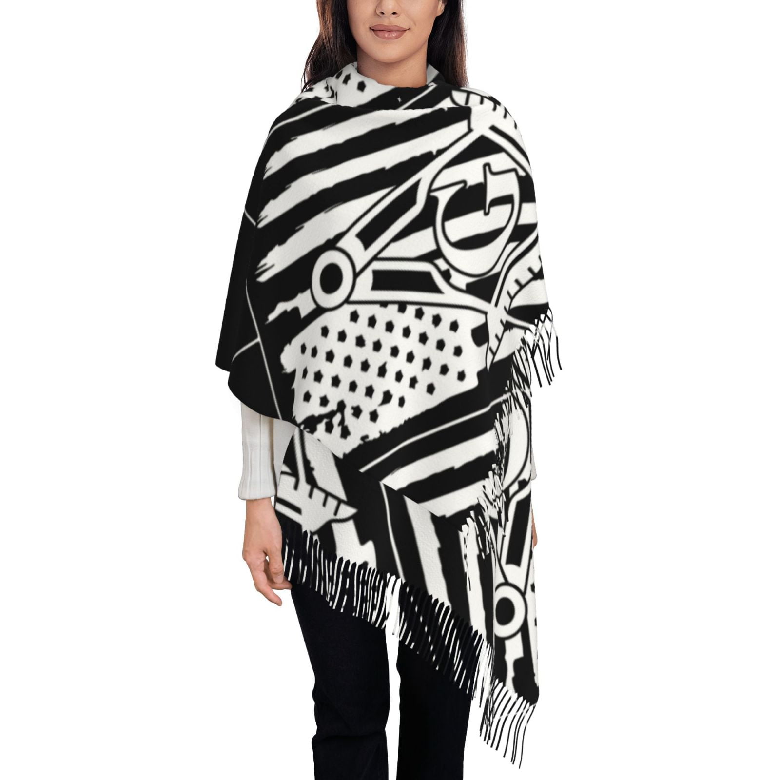 Freemason Masonic Masons Flag Pashmina Shawl Wrap Women Scarf with ...