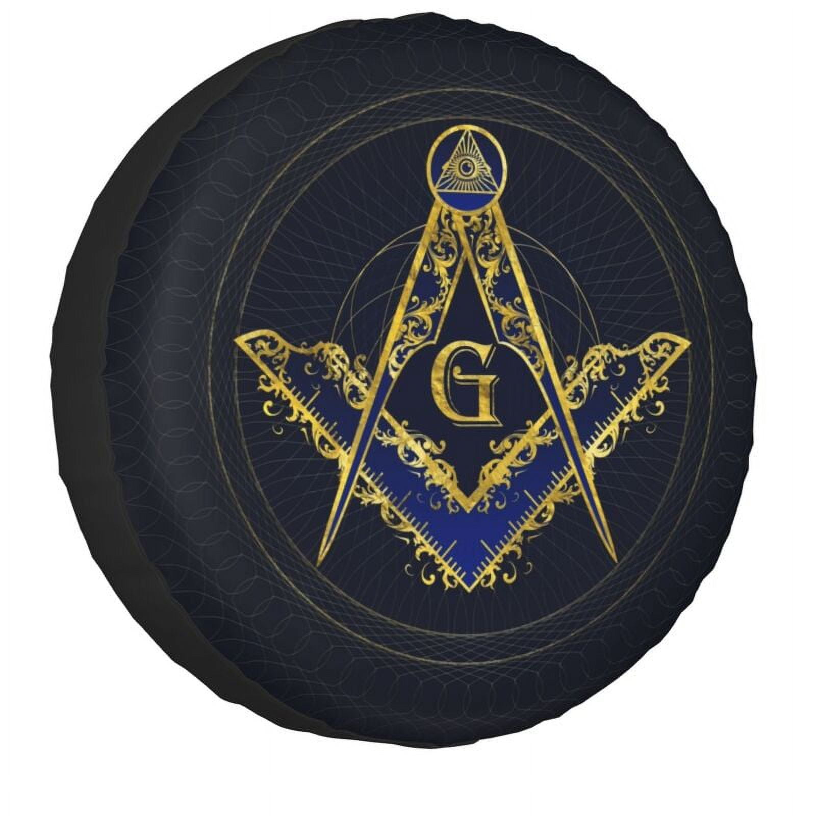 Freemasonry Symbol Spare Wheel Tire Cover for RAV4 Prado Freemason Ma ...