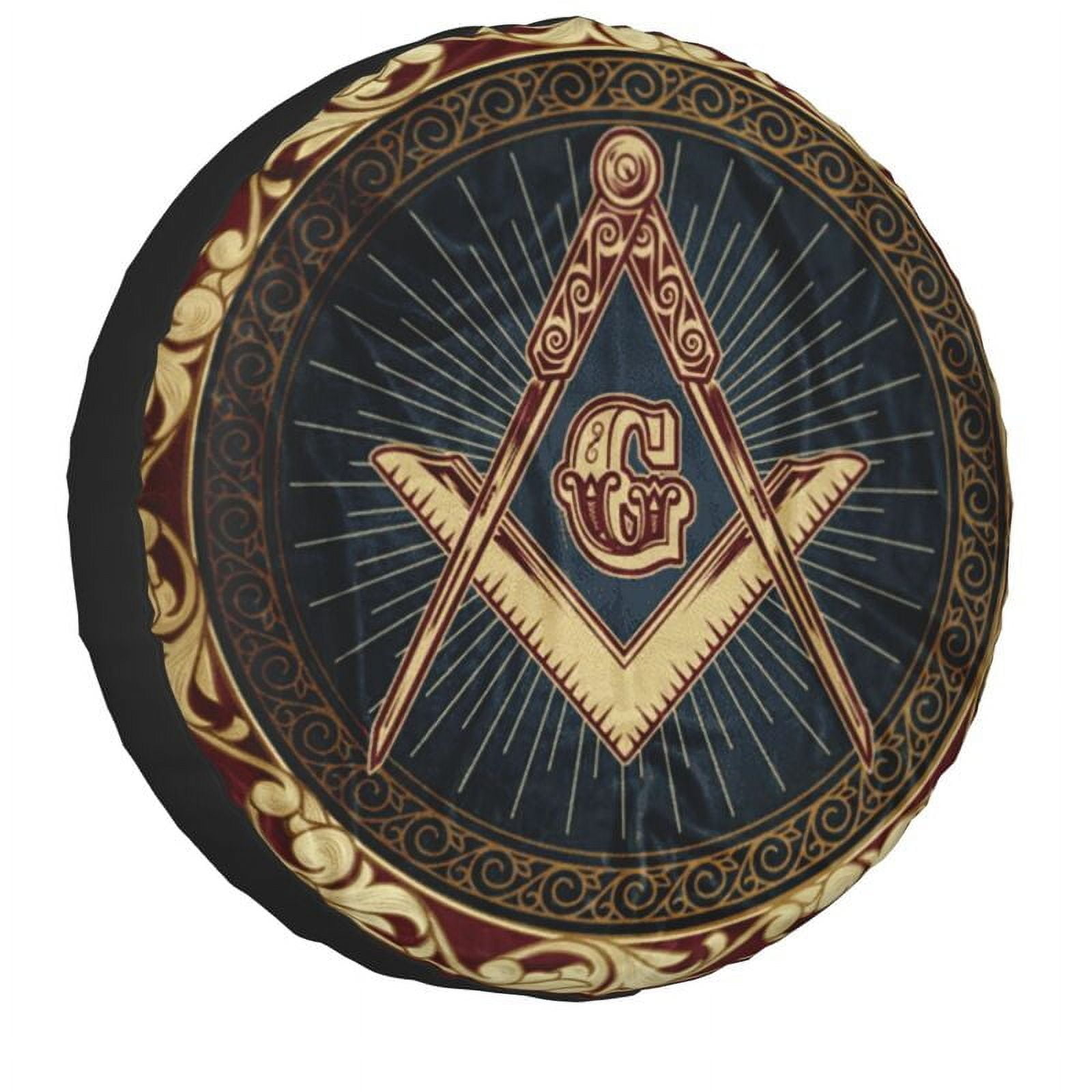Freemasonry Symbol Spare Wheel Tire Cover for RAV4 Prado Freemason Ma ...