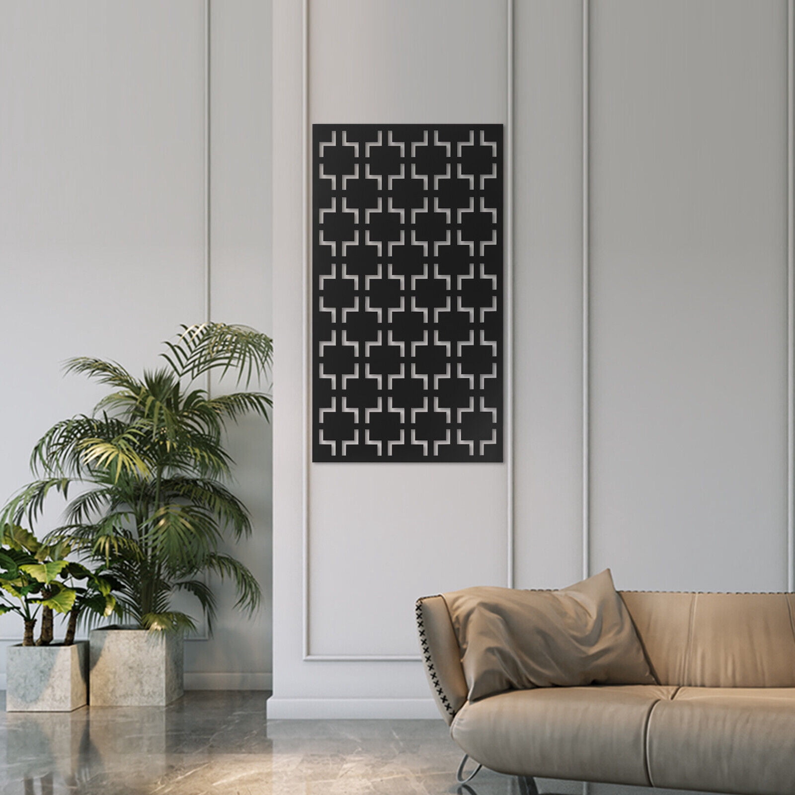 Freestanding 1-panel Room Privacy Screen Panel Indoor Outdoor Home ...