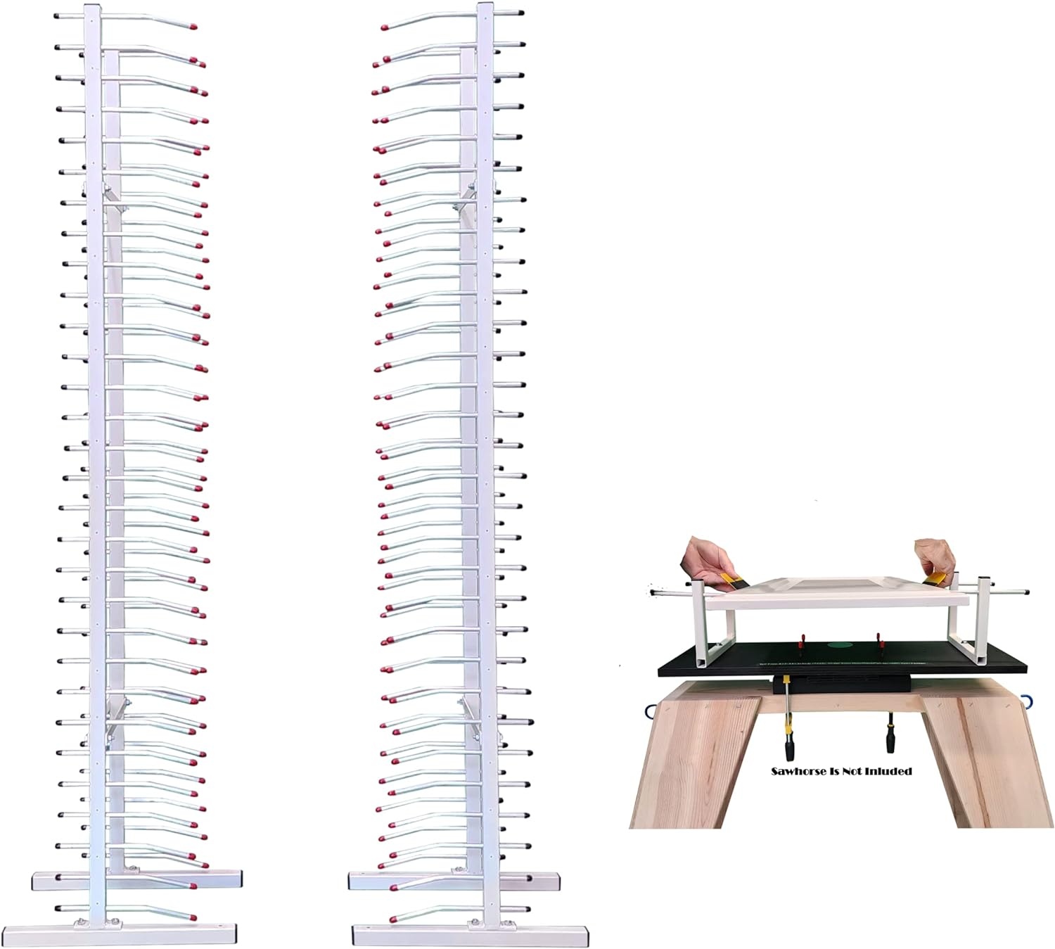Freestanding 30 Door Dry Storage Rack & Rotating Spray Rack - Walmart.com