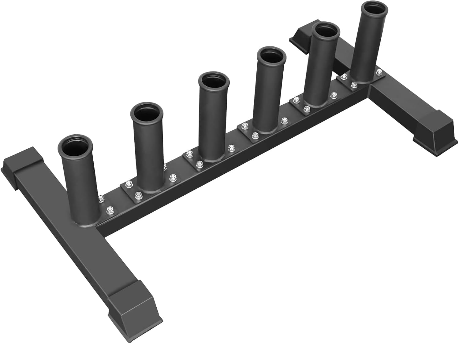 Freestanding Barbell Holder Floor Stand Vertical 6 Bar Rack for 2'' Olympic Bars - Walmart.com