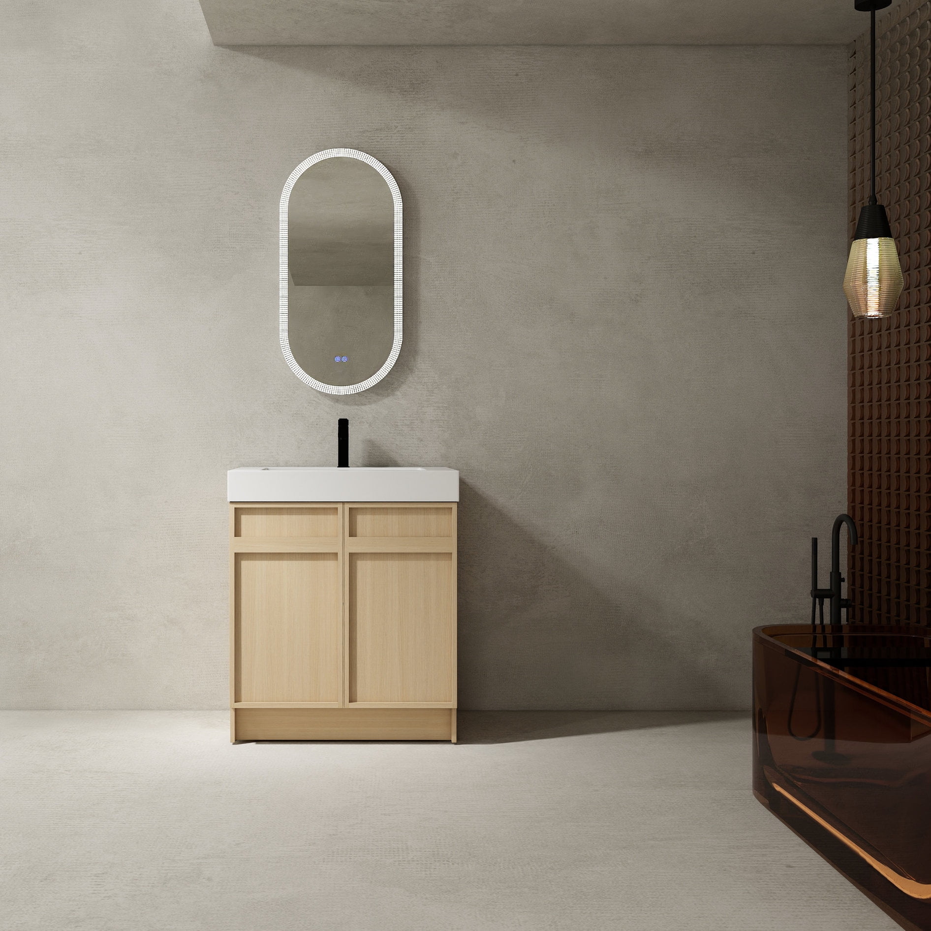 Freestanding Bathroom Vanity | Store Bathroom Items Easily | Stainless ...