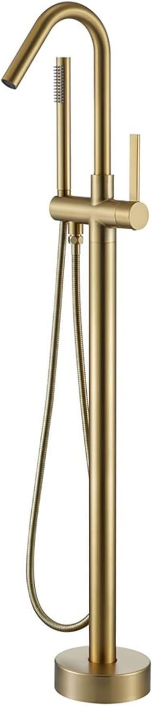 Freestanding Bathtub Faucet Brass Freestanding Tub Filler Faucet 360 ...