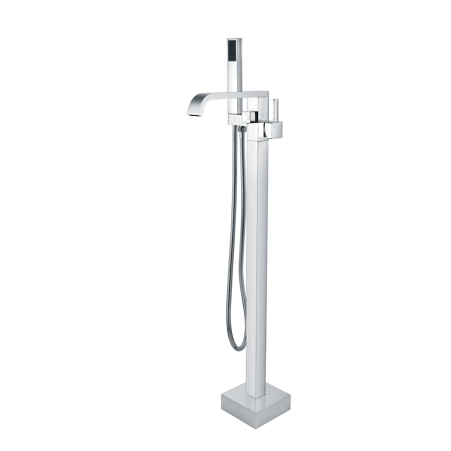 Freestanding Bathtub Faucet, Floor Mount Bathtub Faucet with 2 Water ...
