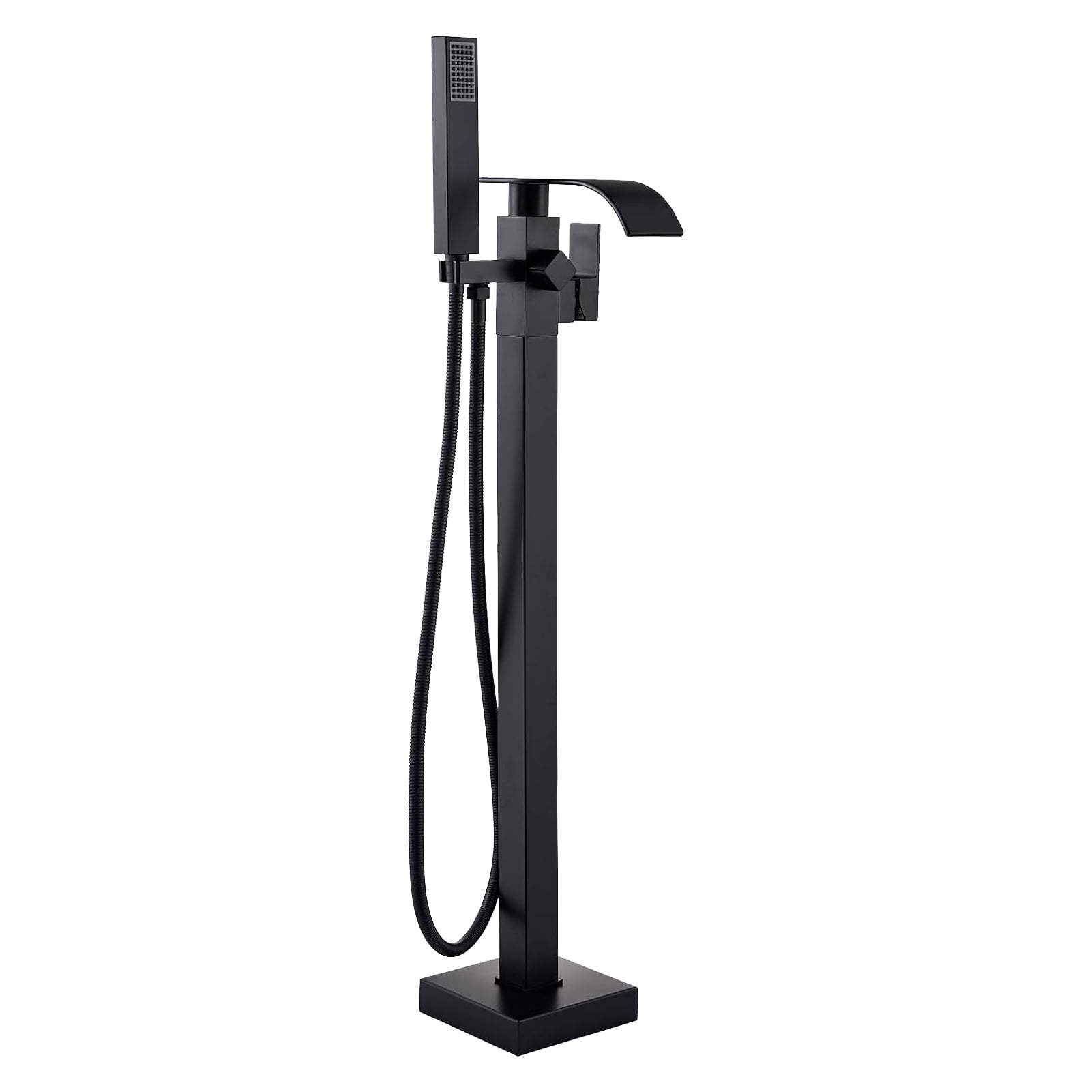 Freestanding Bathtub Faucet | Matte Black Shower Head and Handle Set ...
