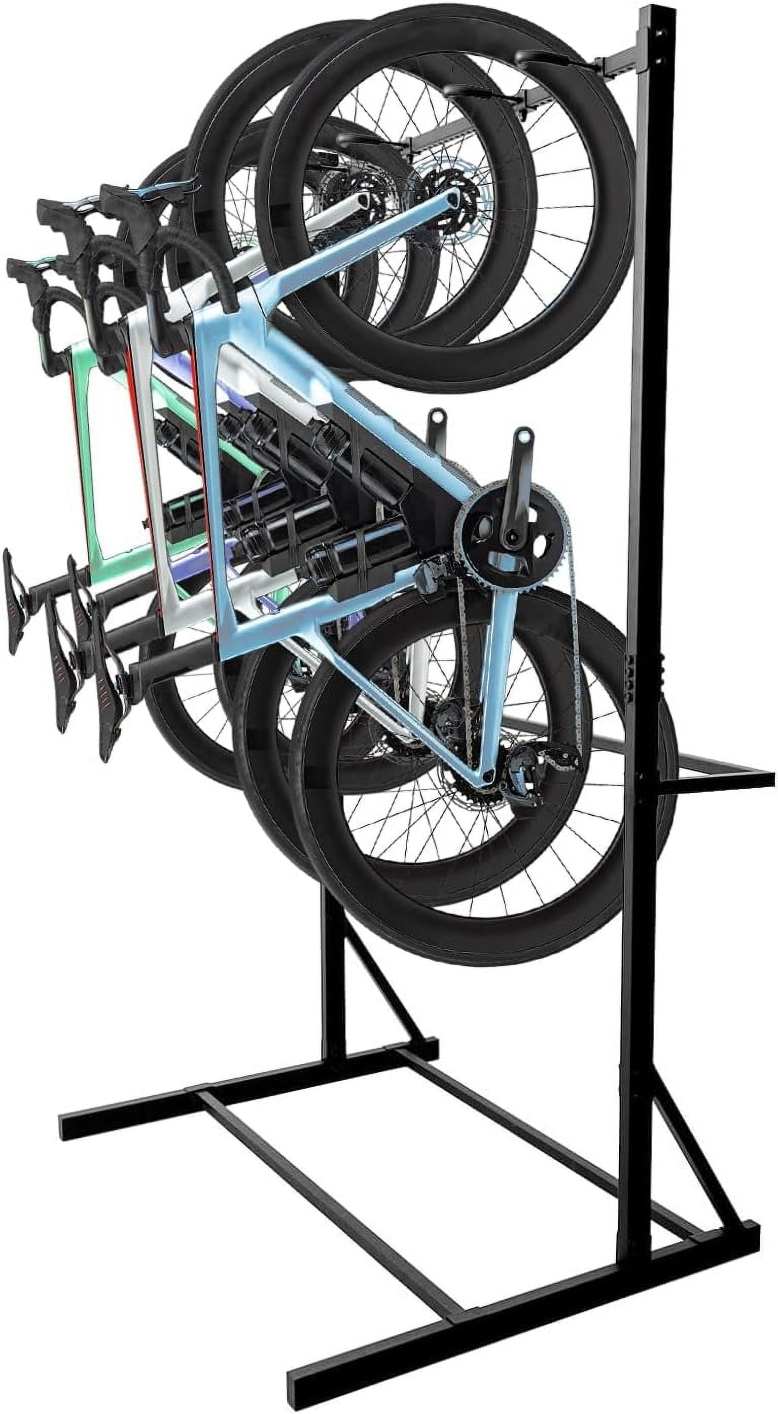 Freestanding Bike Rack Bicycle Storage Rack for Home and Garage, Solid ...