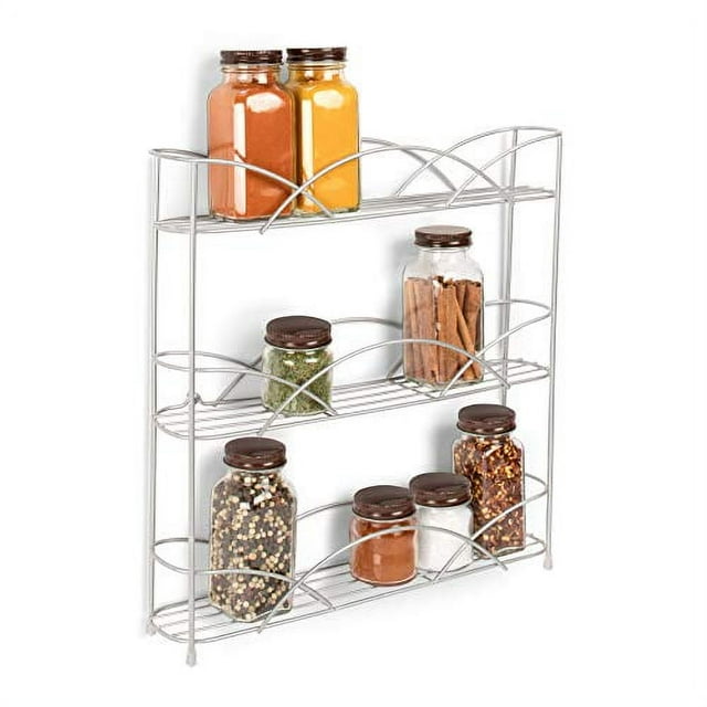 Freestanding Countertop or Wall Mount 3-Tier Spice Rack Organizer for ...