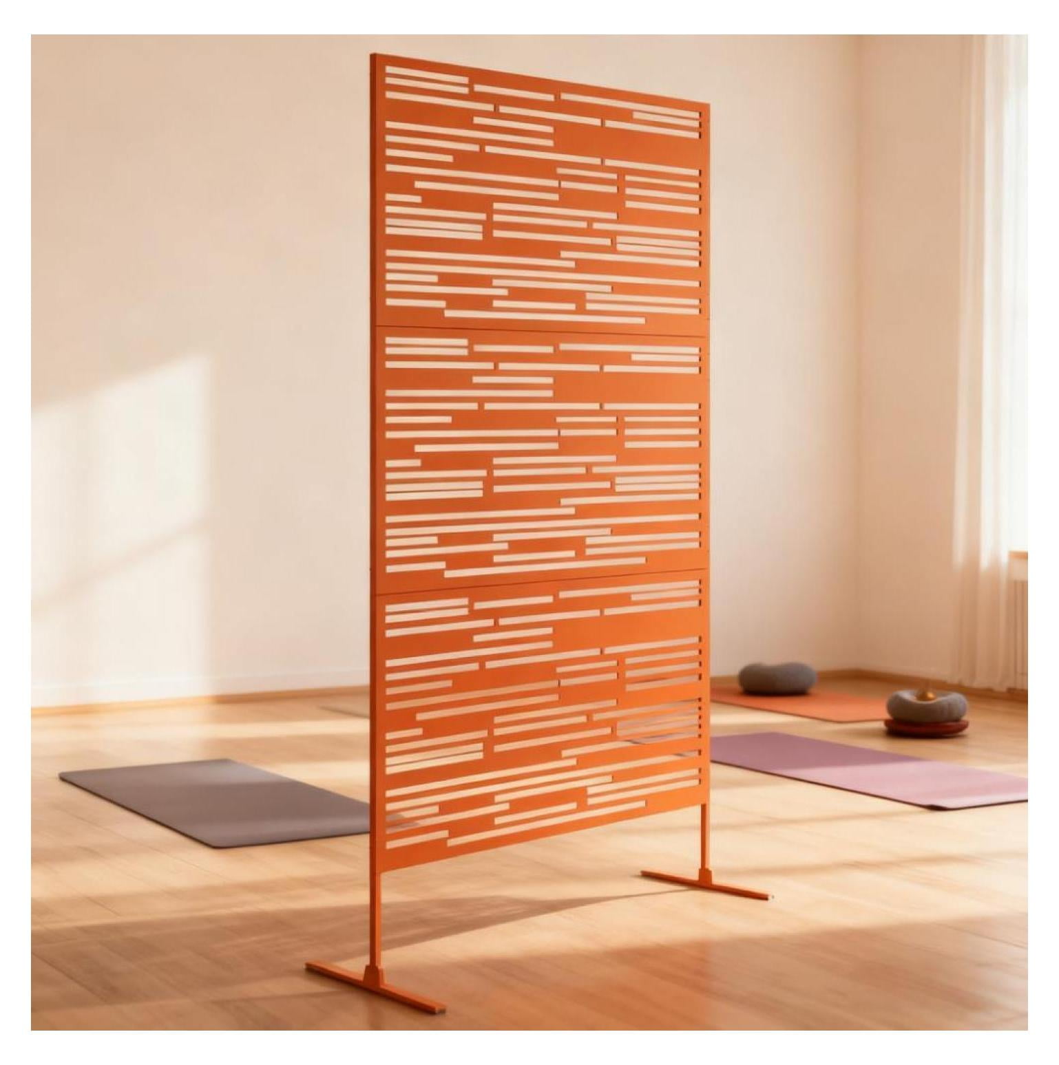 Freestanding Decorative Privacy Fence Screen,Space Divider,Metal ...