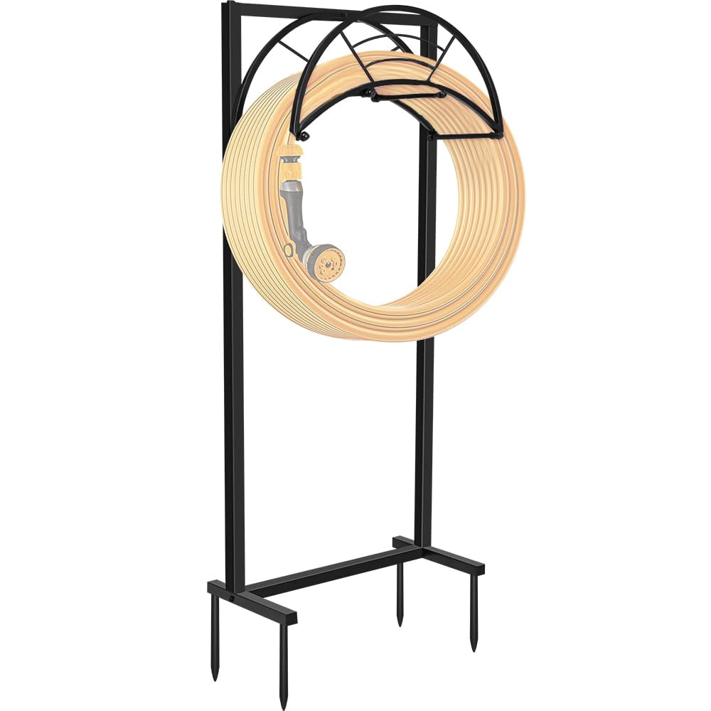 Freestanding Detachable Metal Thicker Garden Hose Stand,Upgraded Hose47 ...
