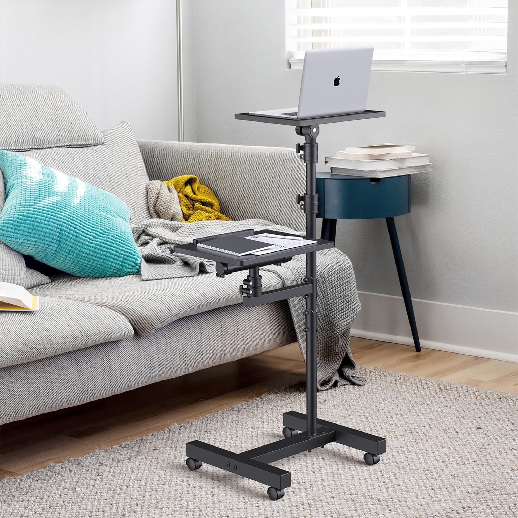 Freestanding Double-Layer Portable Projector Stand - Walmart.com