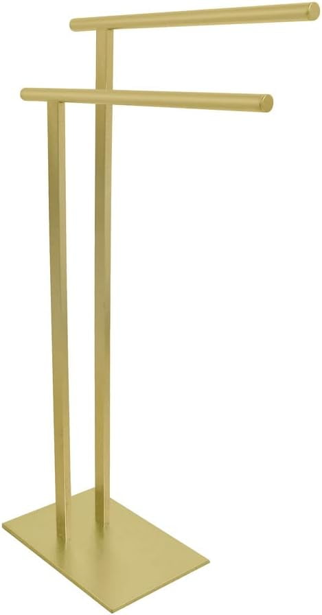 Freestanding Double Towel-Rack SCC6037, Brushed Brass - Walmart.com