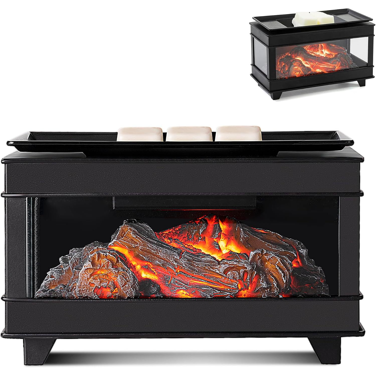 Freestanding Fireplace Wax Warmer,Electric Wax Melt Warmer,Wax Warmer ...