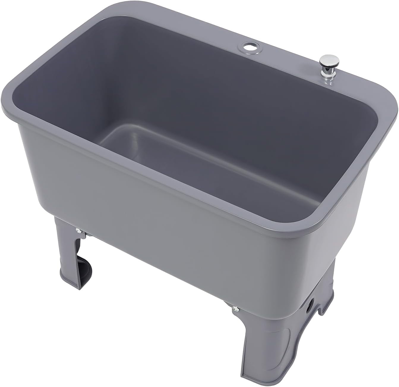 Freestanding Floor Commercial Mop Sink, Large Capacity Plastic Mop ...
